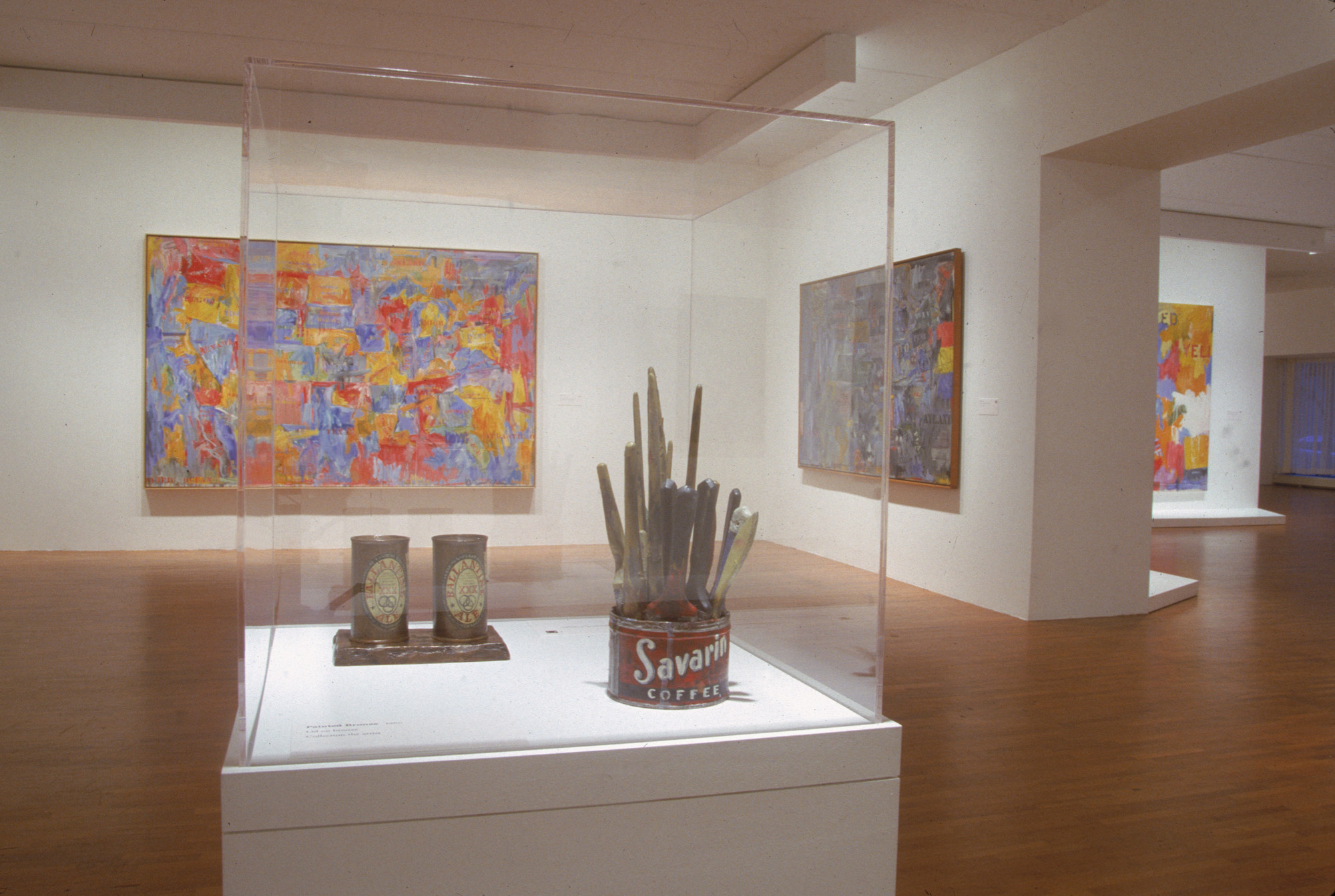 Installation view of the exhibition "Jasper Johns: A Retrospective" | MoMA
