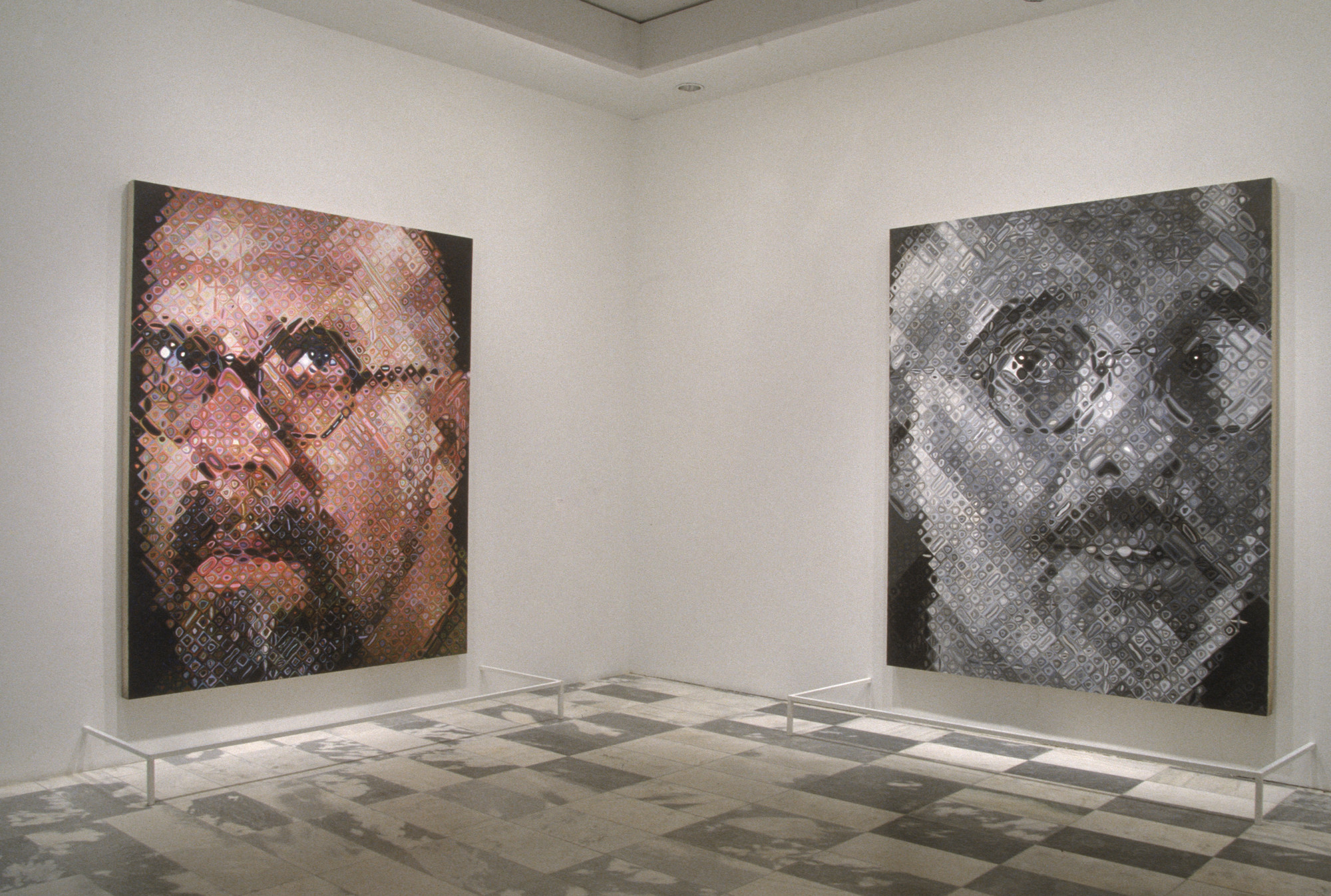 Installation view of the exhibition "Chuck Close" | MoMA