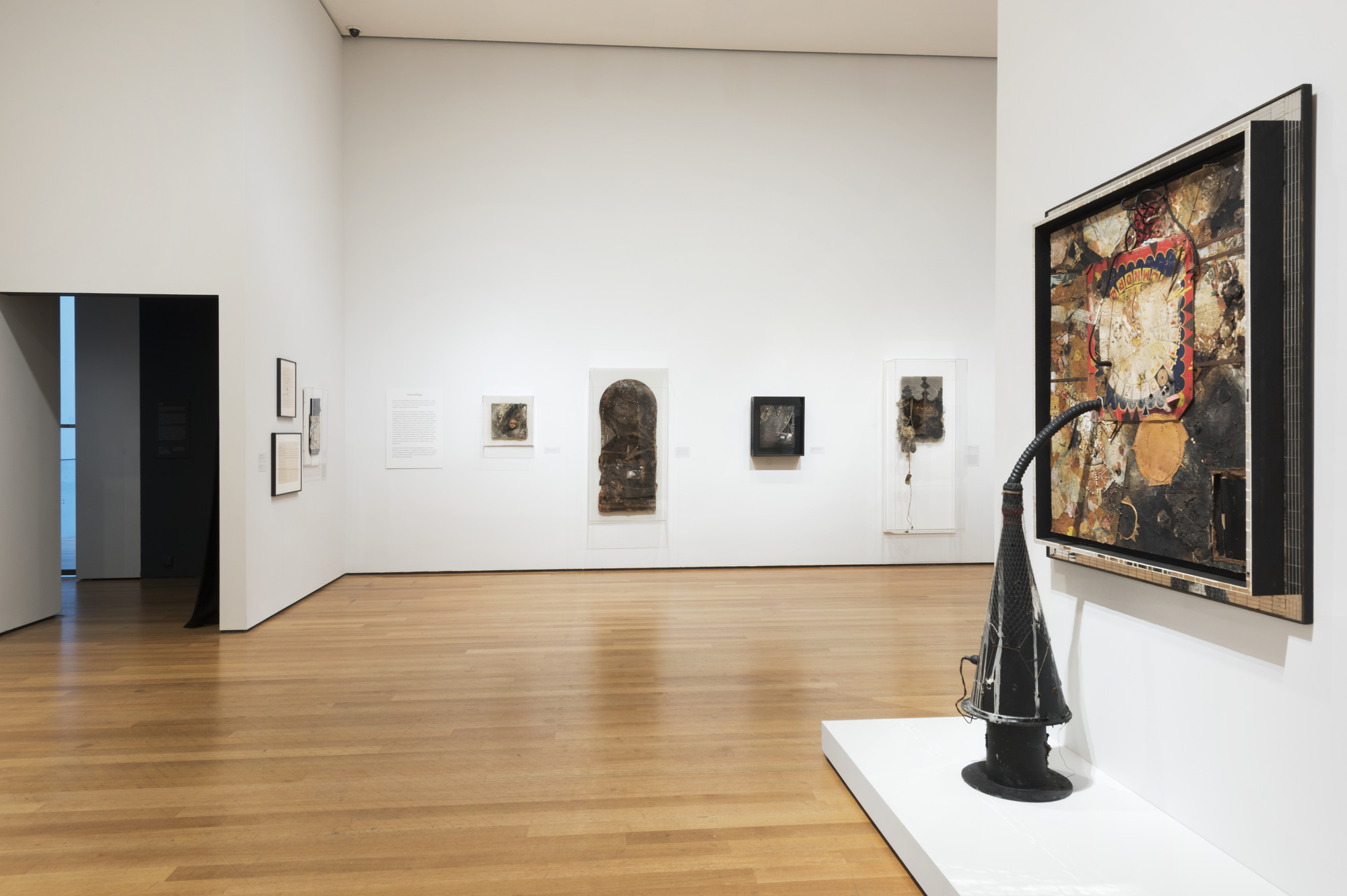 Installation view of the exhibition "Bruce Conner: It's All True" | MoMA