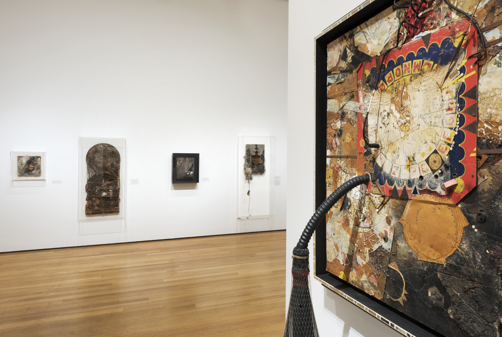 Installation view of the exhibition "Bruce Conner: It's All True" | MoMA