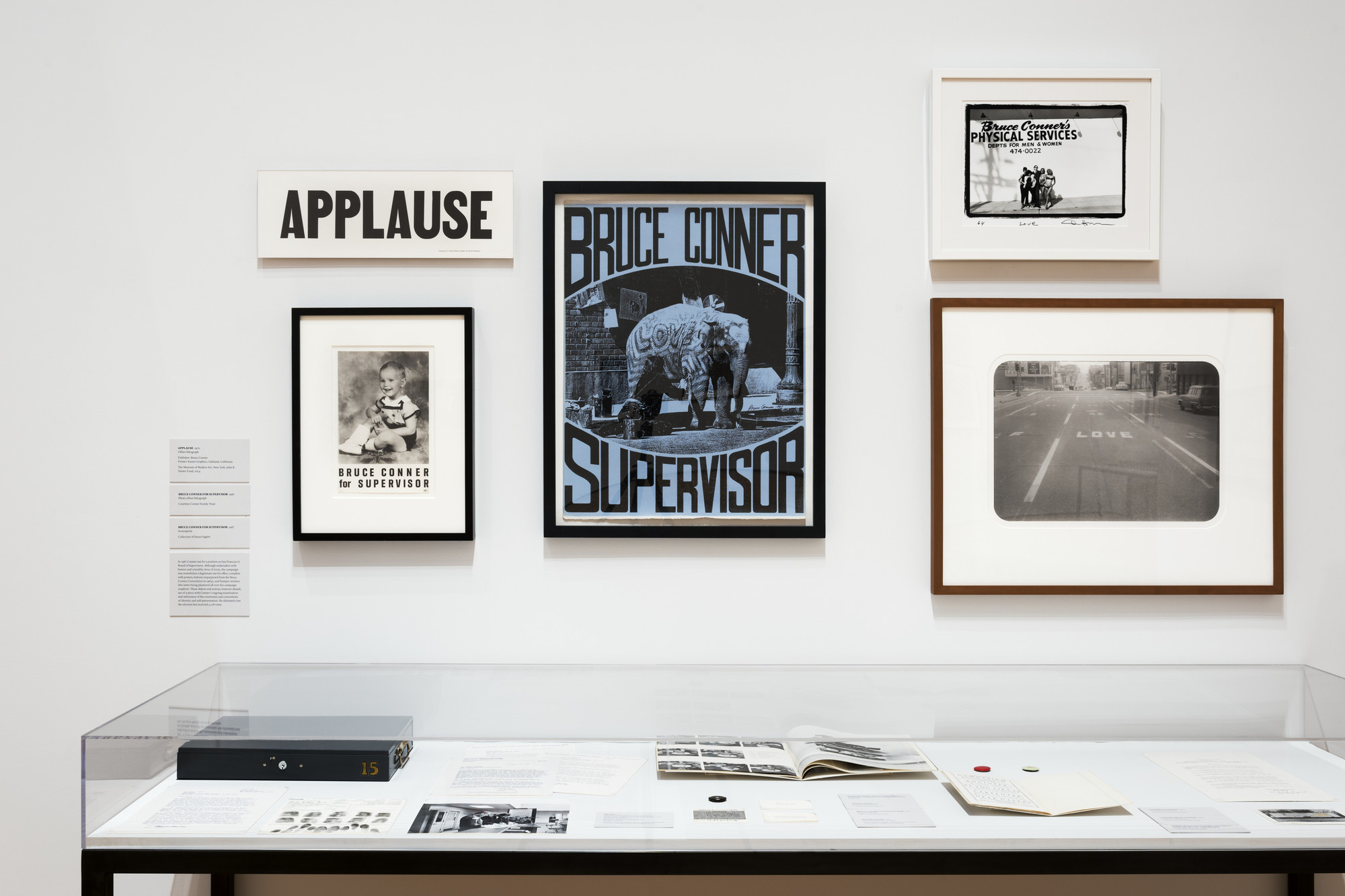 Installation view of the exhibition "Bruce Conner: It's All True" | MoMA