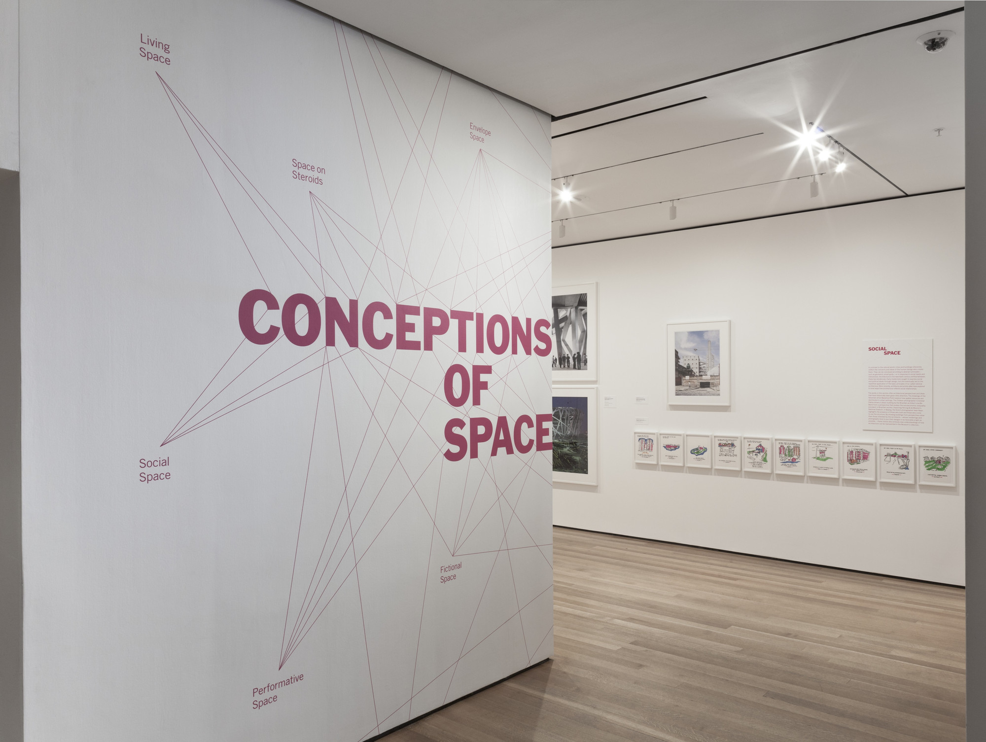 Installation view of the exhibition "Conceptions of Space: Recent ...