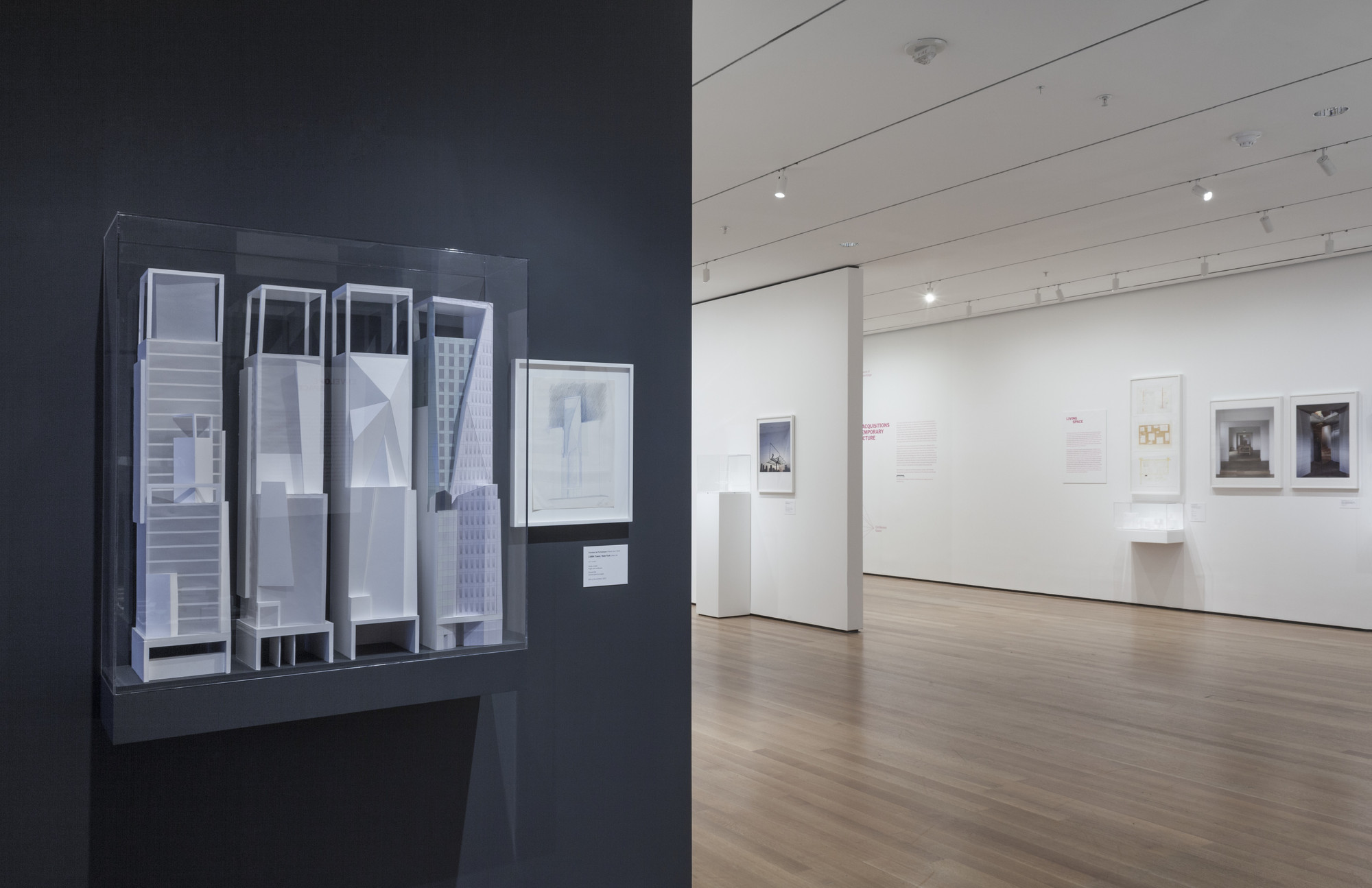 Installation view of the exhibition "Conceptions of Space: Recent ...