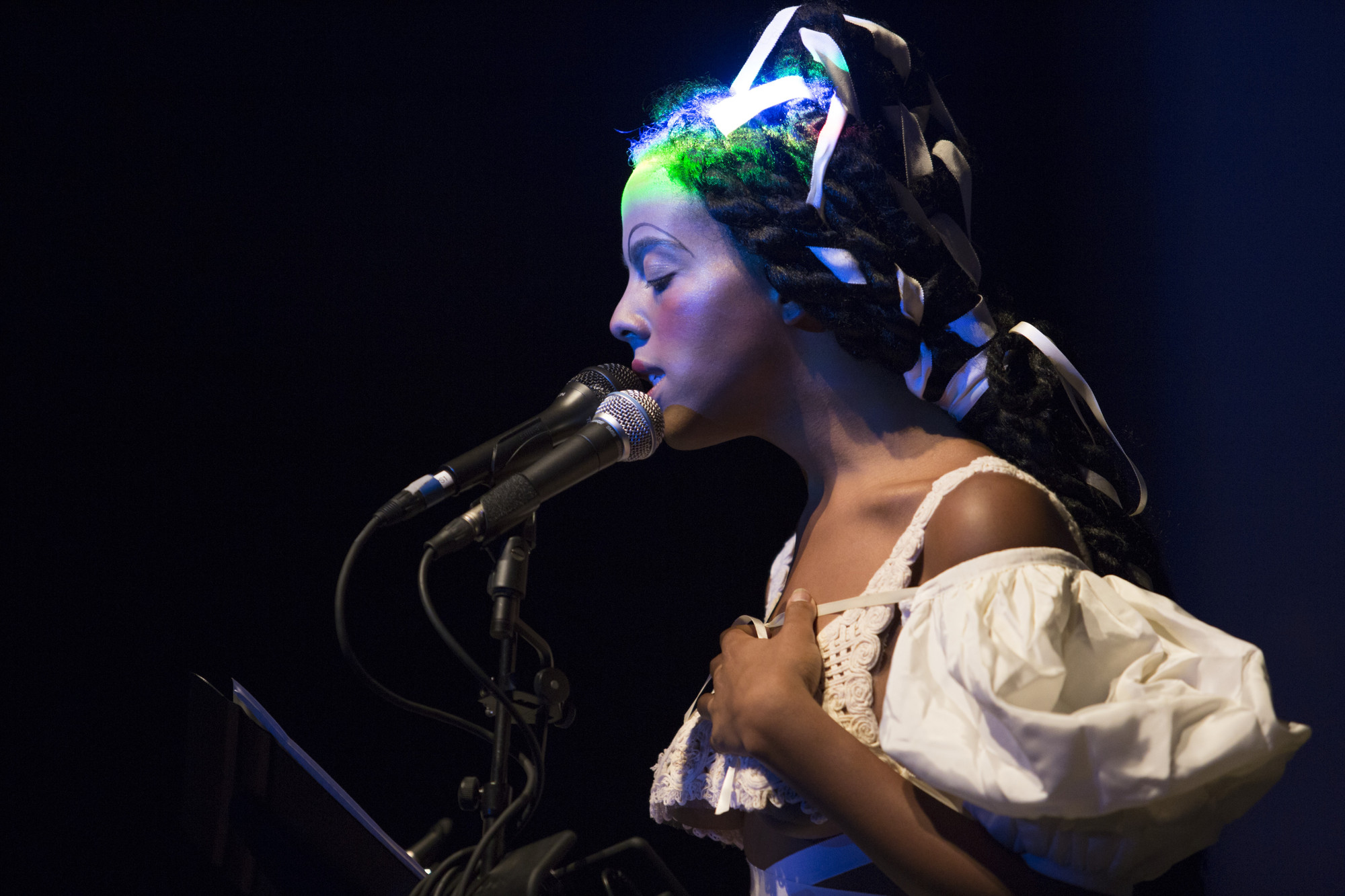 View of the performance, "Juliana Huxtable: There Are Certain Facts ...