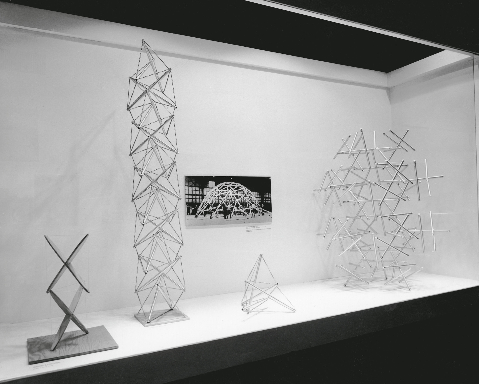 Installation view of the exhibition "Buckminster Fuller" | MoMA