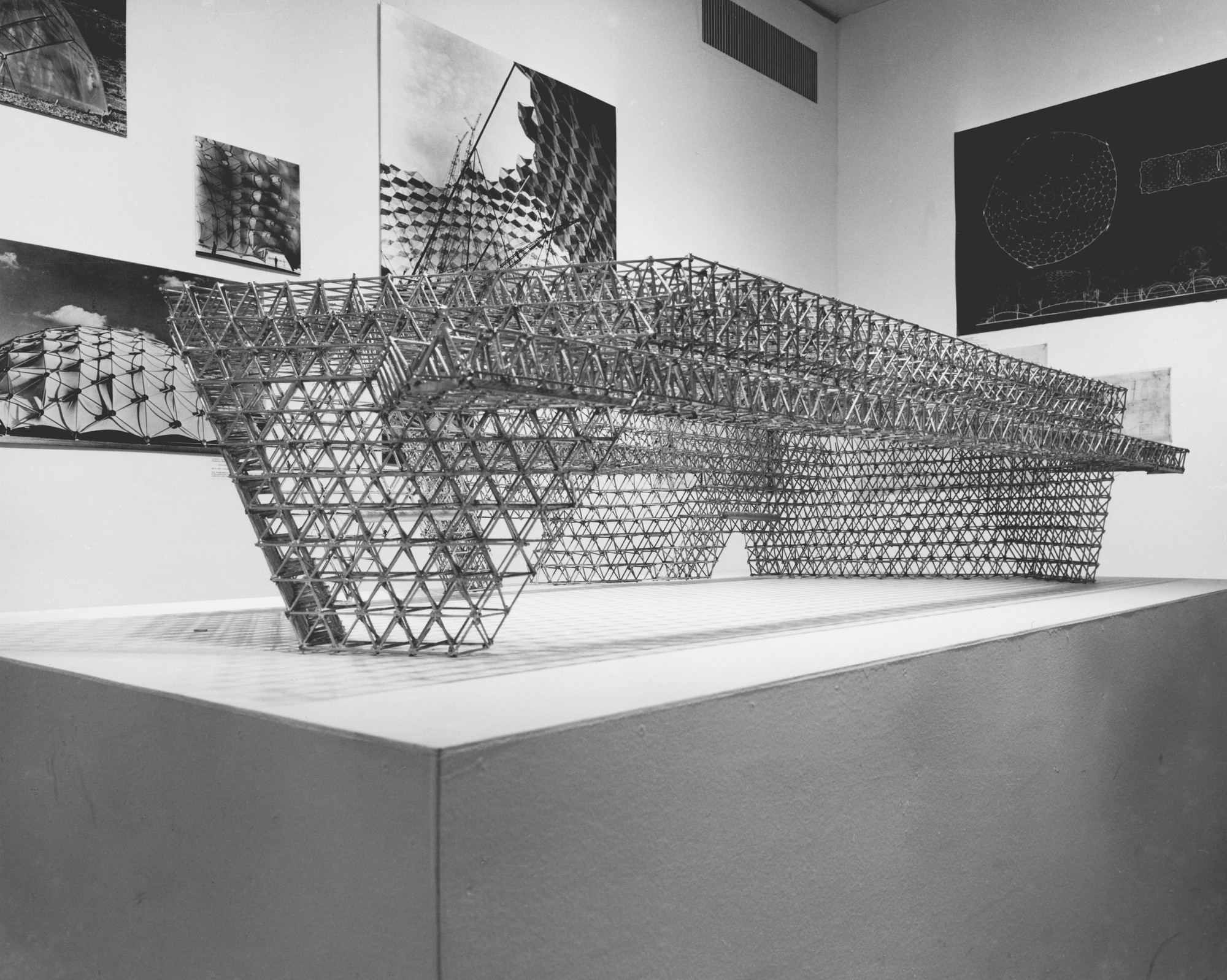 Installation view of the exhibition "Buckminster Fuller" | MoMA