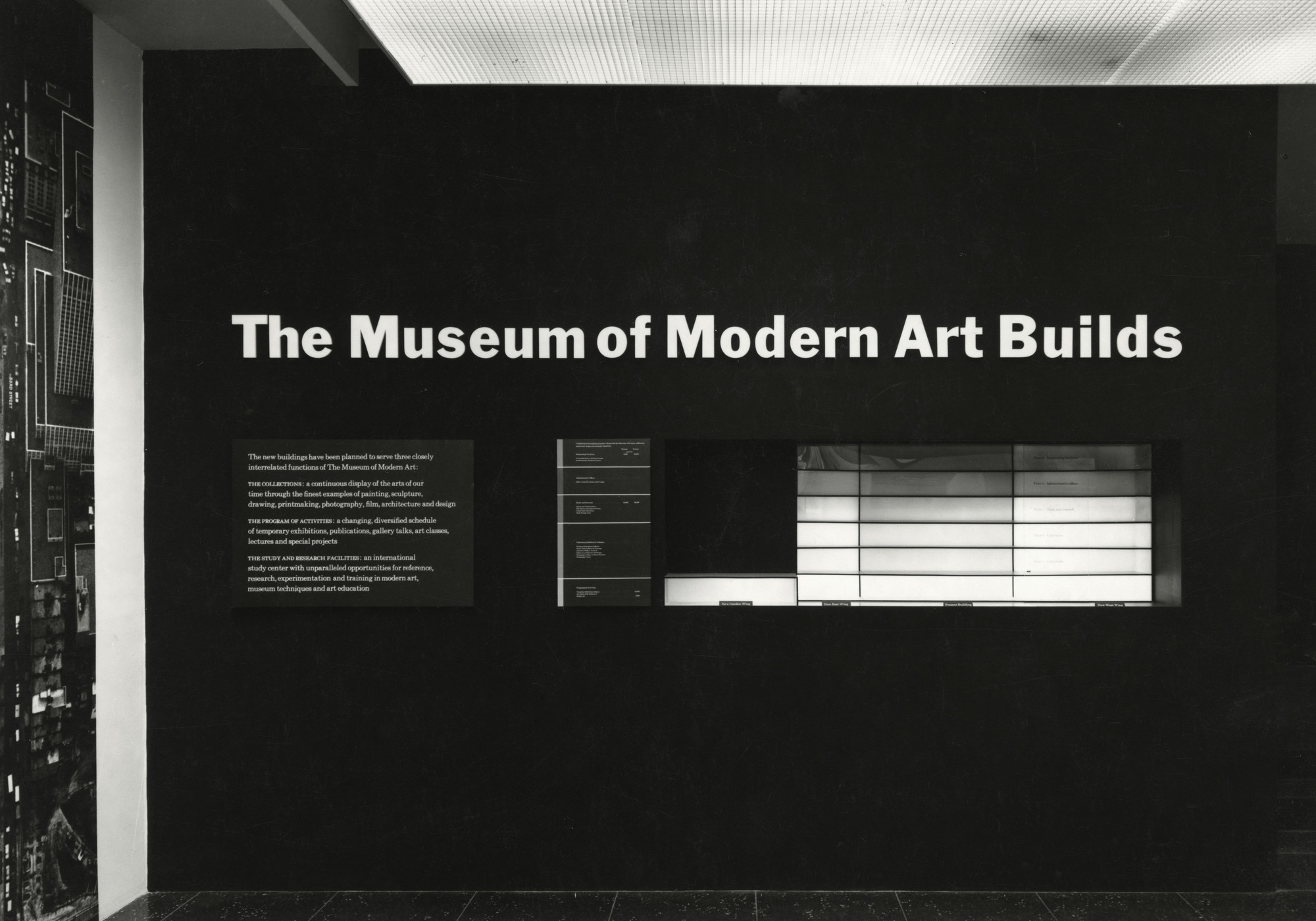 Installation view of the exhibition "The Museum of Modern Art Builds ...