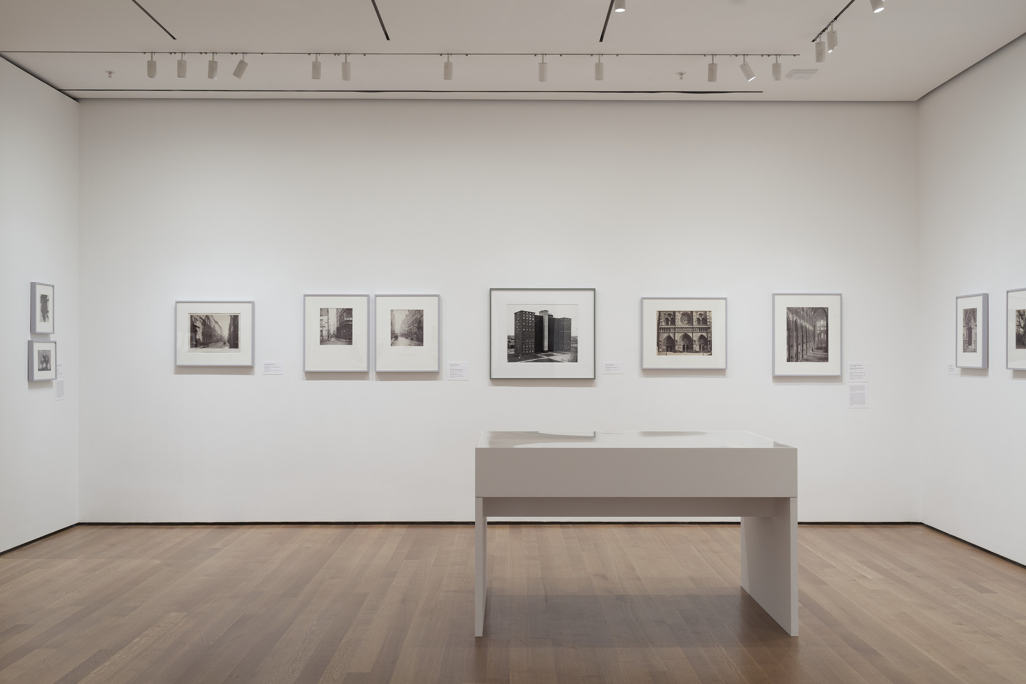 Installation view of the exhibition "The Shape of Things: Photographs ...