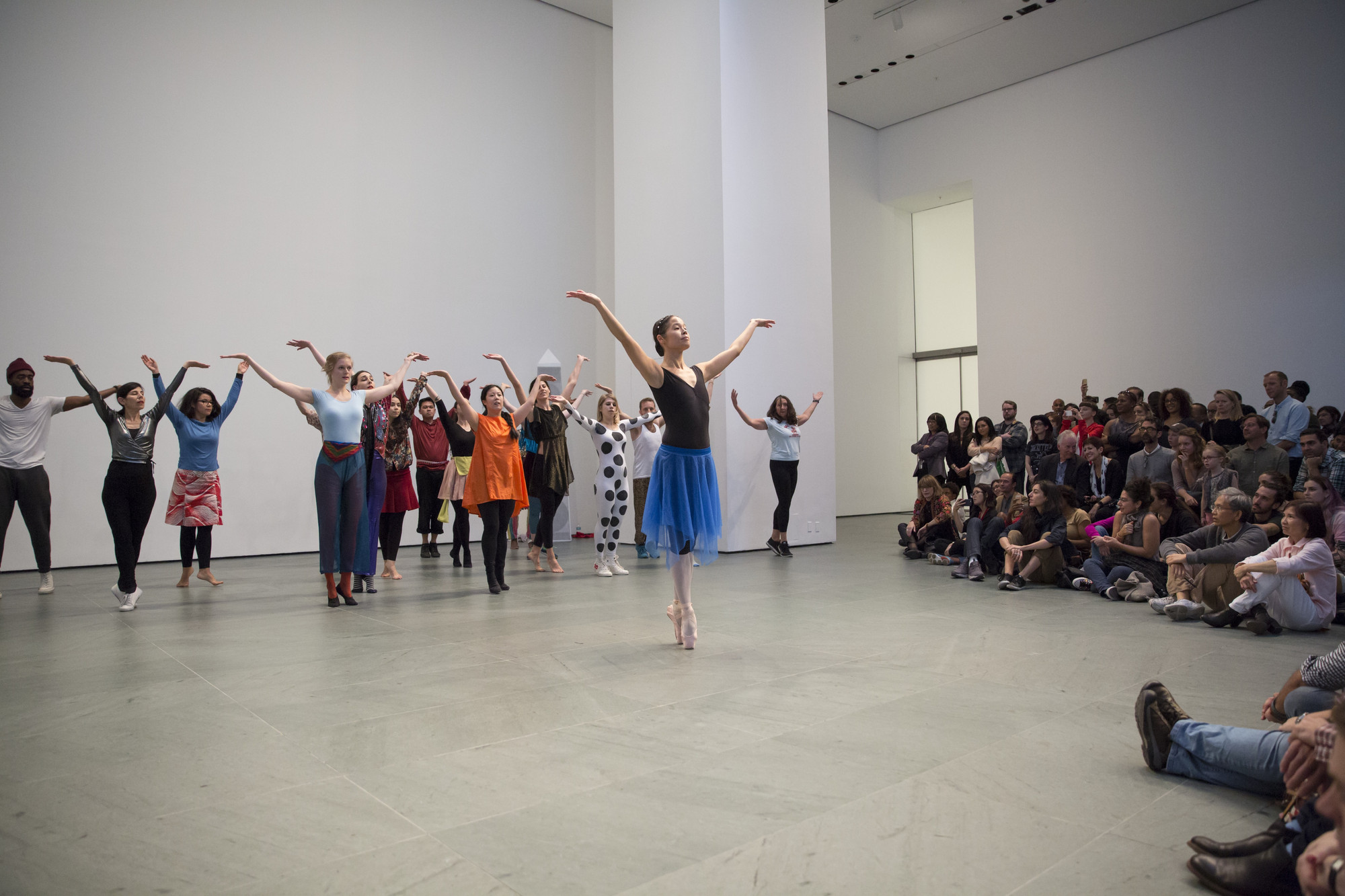 Installation view of the exhibition "Artist's Choice: Jérôme Bel/MoMA ...