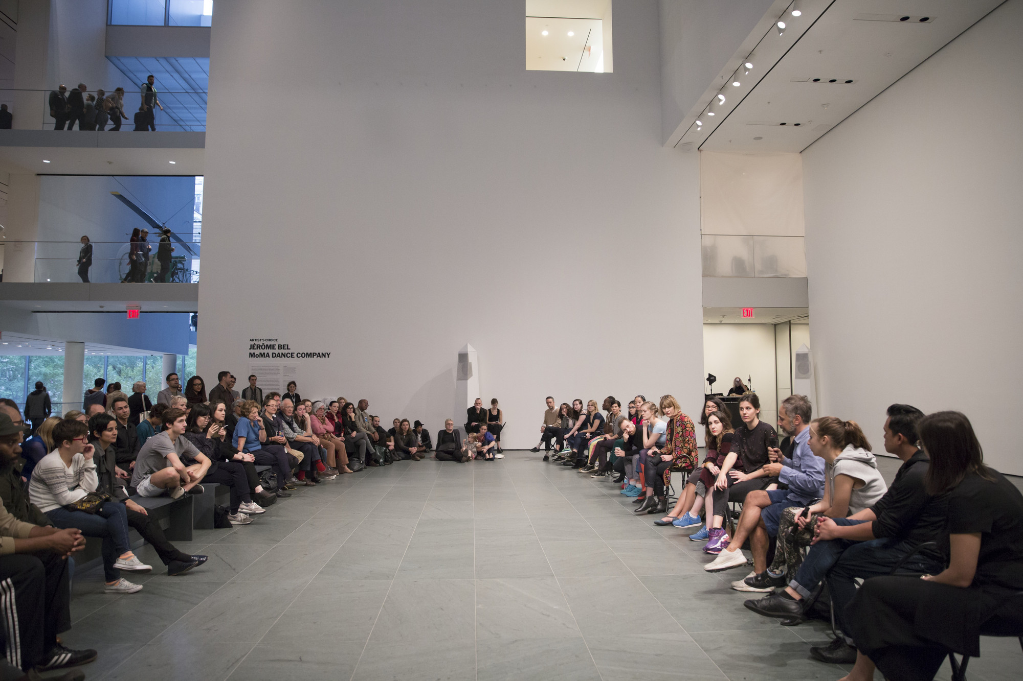 Installation view of the exhibition "Artist's Choice: Jérôme Bel/MoMA ...