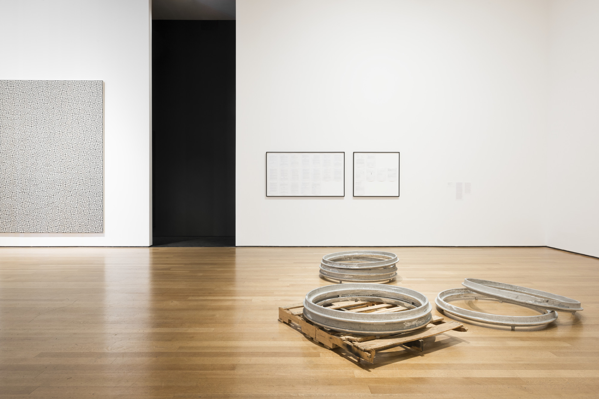 Installation view of the exhibition "Unfinished Conversations: New Work ...