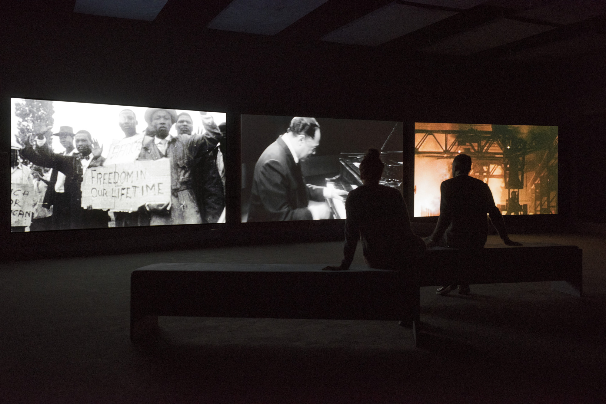 Installation view of the exhibition "Unfinished Conversations: New Work ...