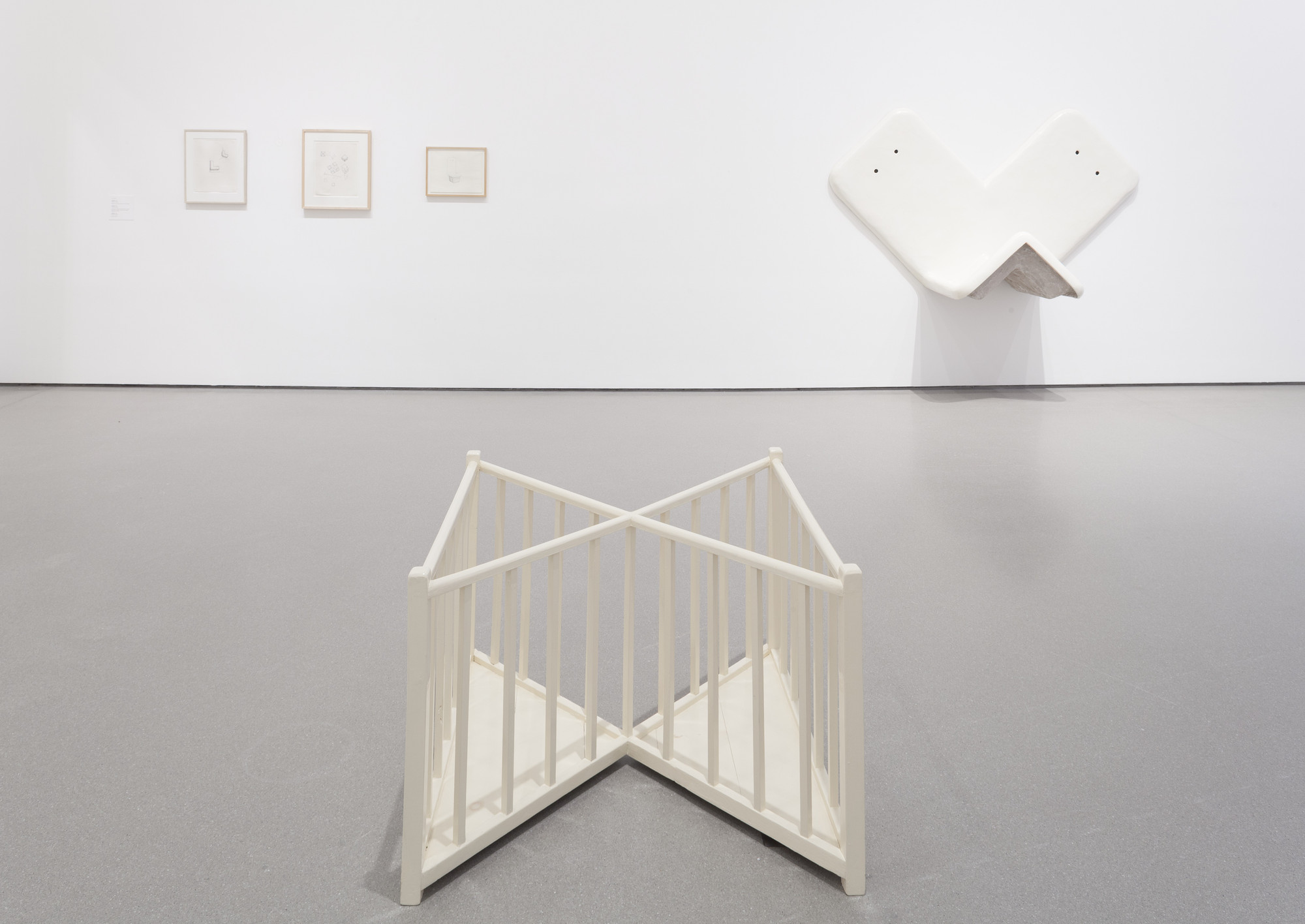 Installation view of the exhibition "Robert Gober: The Heart is Not a ...