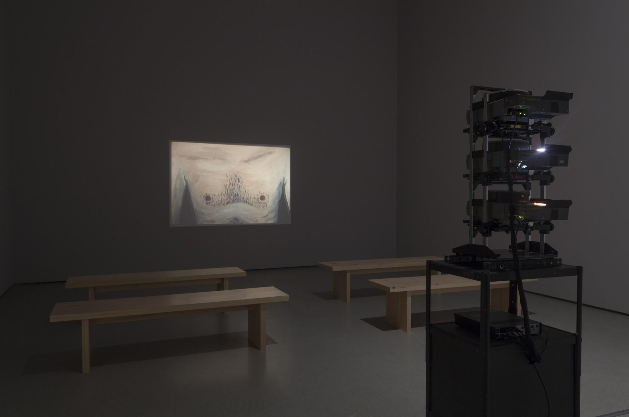 Installation view of the exhibition "Robert Gober: The Heart is Not a ...