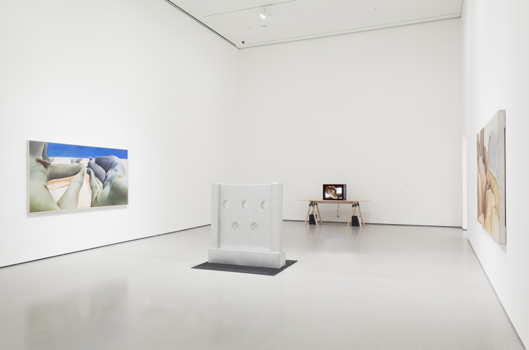 Installation view of the exhibition "Robert Gober: The Heart is Not a ...