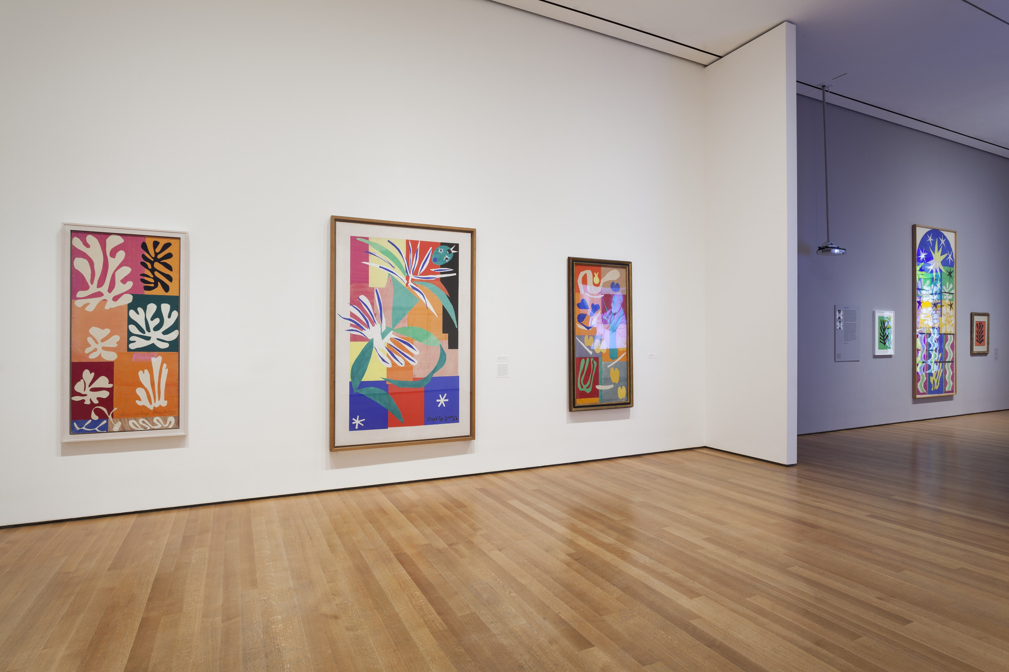 Installation view of the exhibition "Henri Matisse: The Cut-Outs" | MoMA