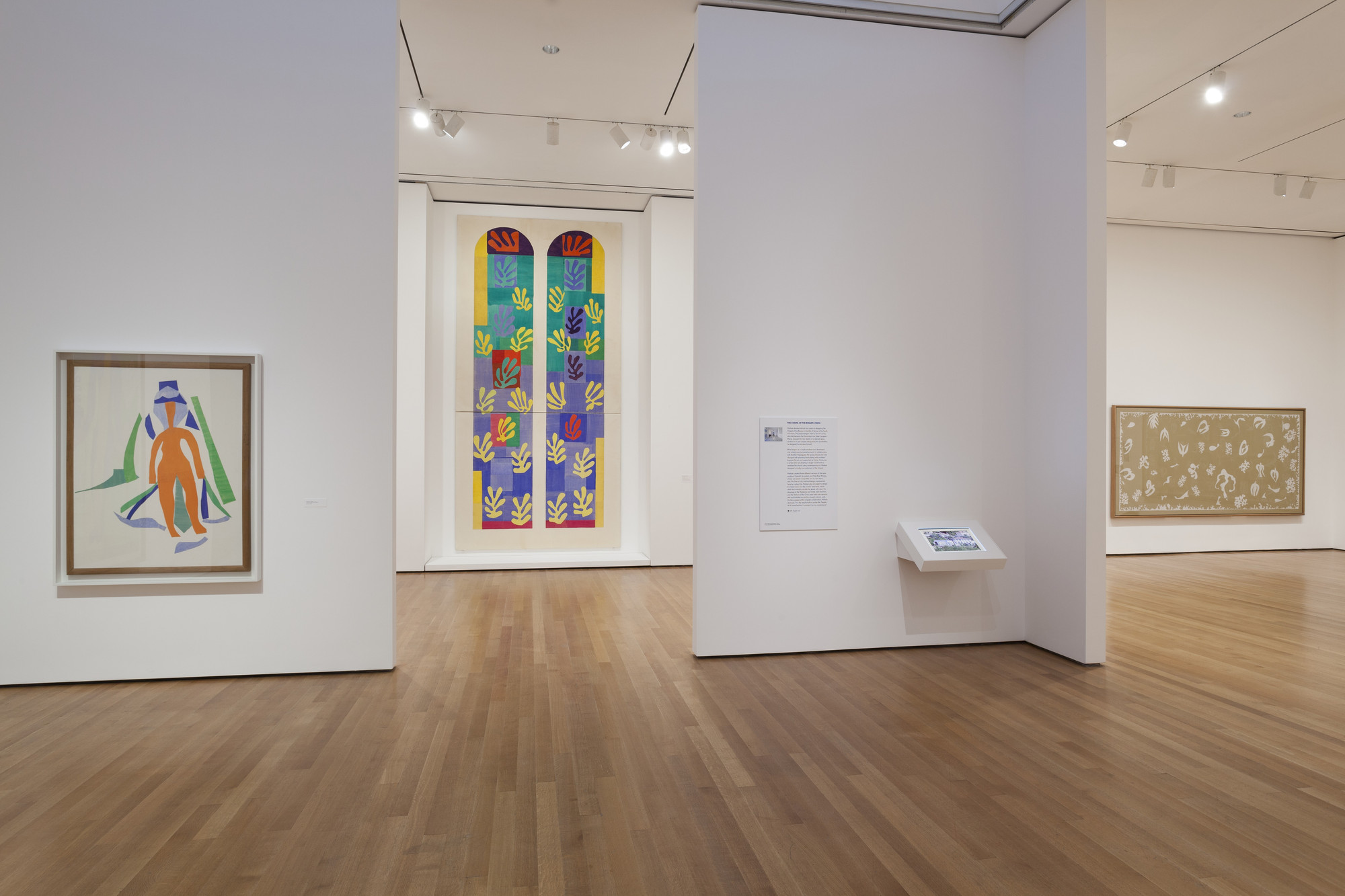 Installation view of the exhibition "Henri Matisse: The Cut-Outs" | MoMA