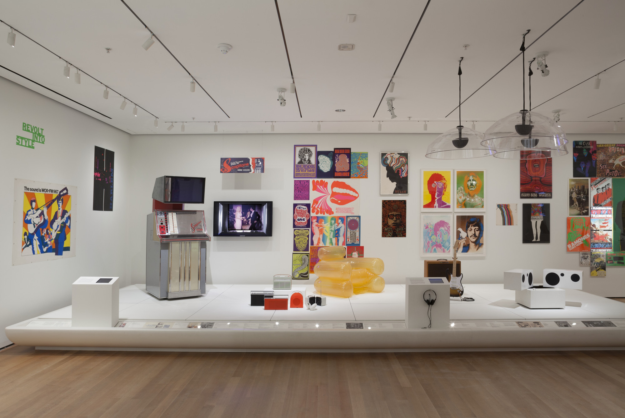 Installation view of the exhibition "Making Music Modern: Design for ...