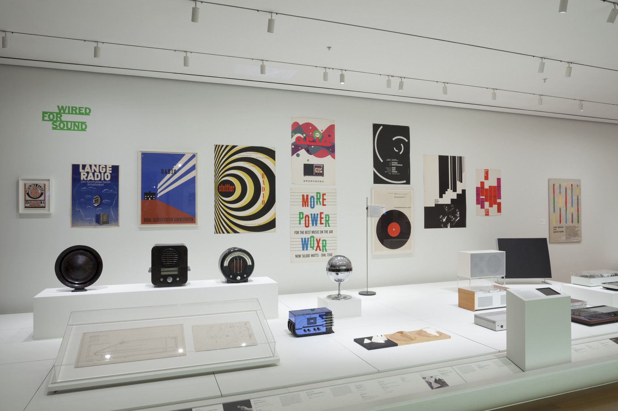 Installation view of the exhibition "Making Music Modern: Design for ...