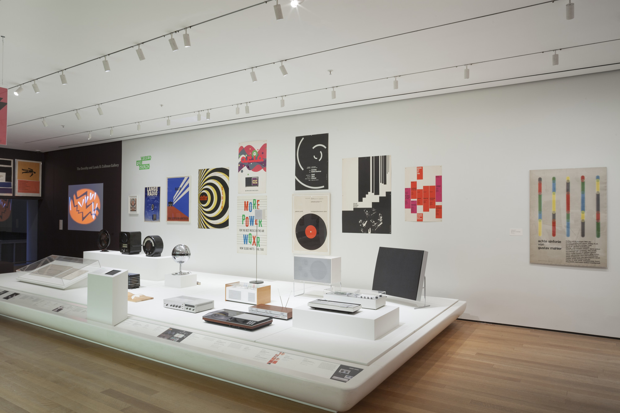 Installation view of the exhibition "Making Music Modern: Design for ...
