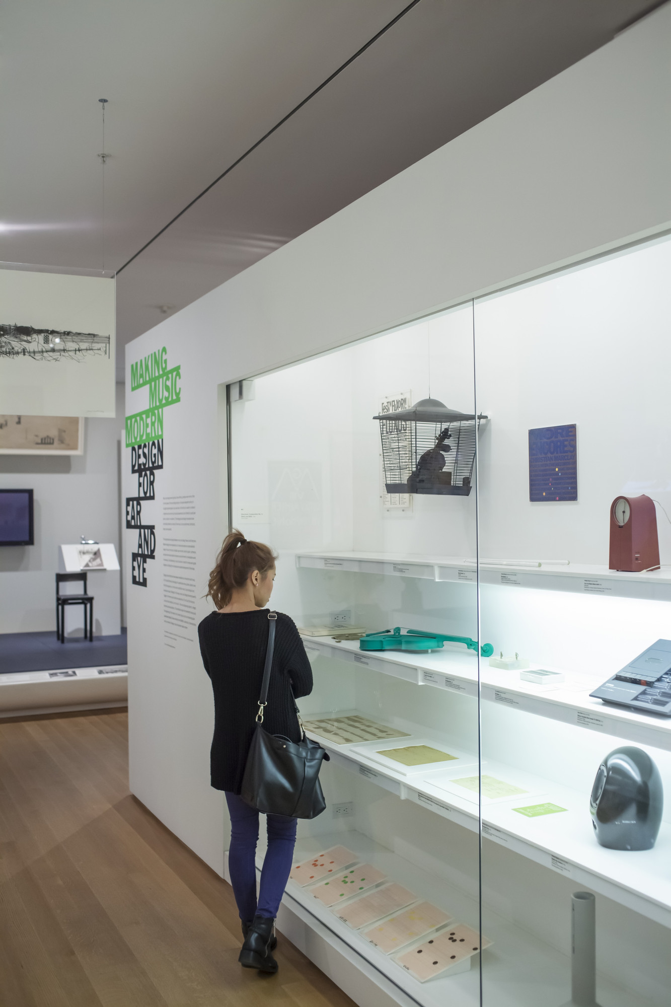 Installation view of the exhibition "Making Music Modern: Design for ...