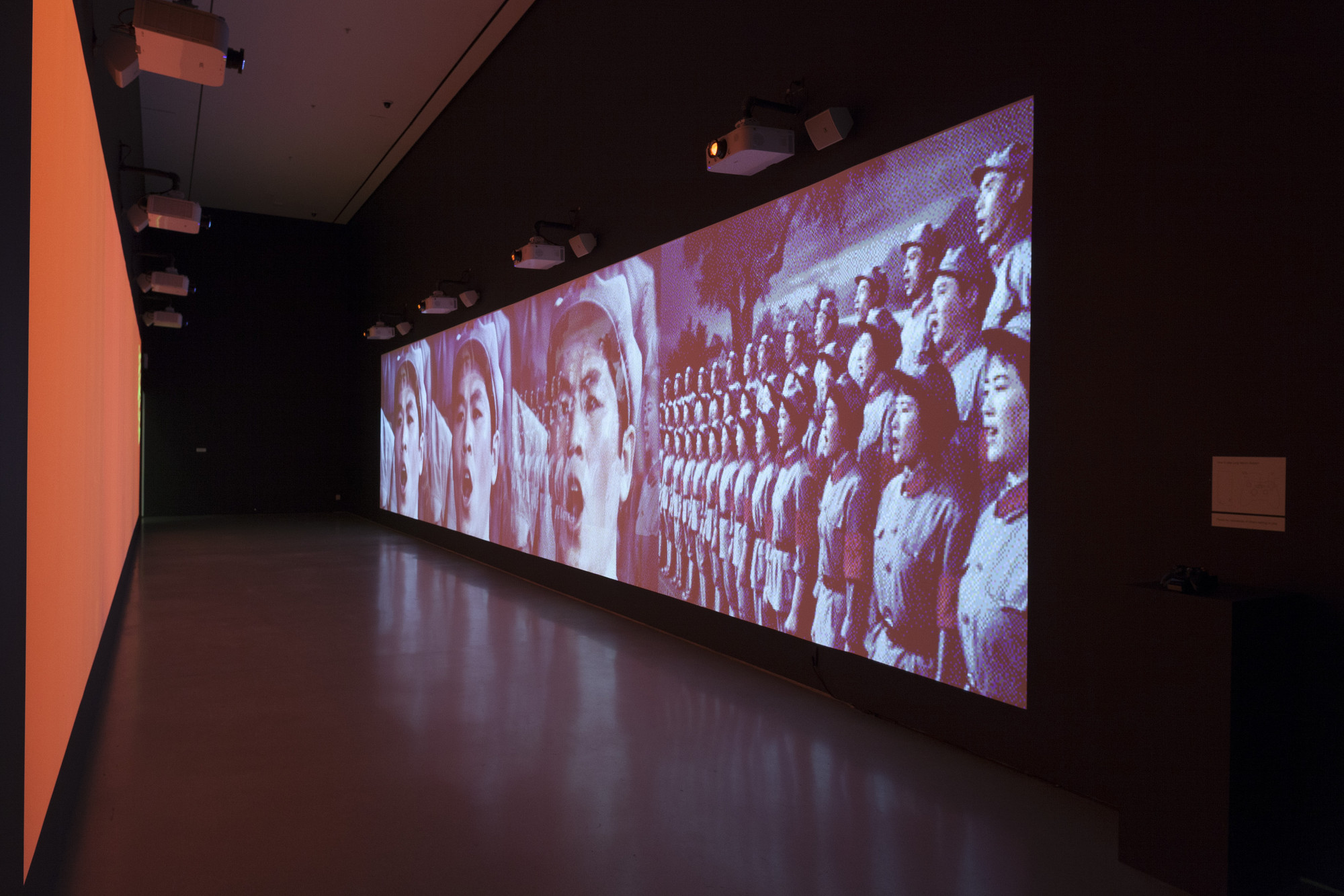 Installation view of the exhibition "Scenes for a New Heritage ...