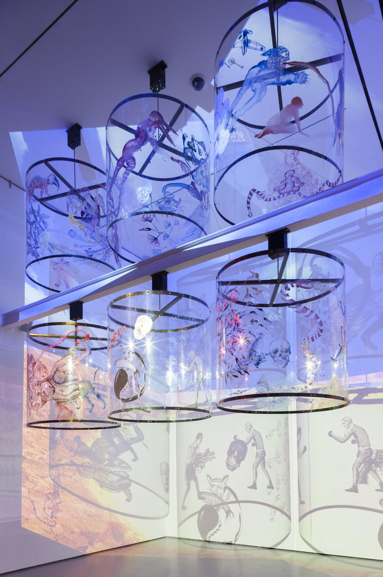 Installation view of the exhibition "Scenes for a New Heritage ...