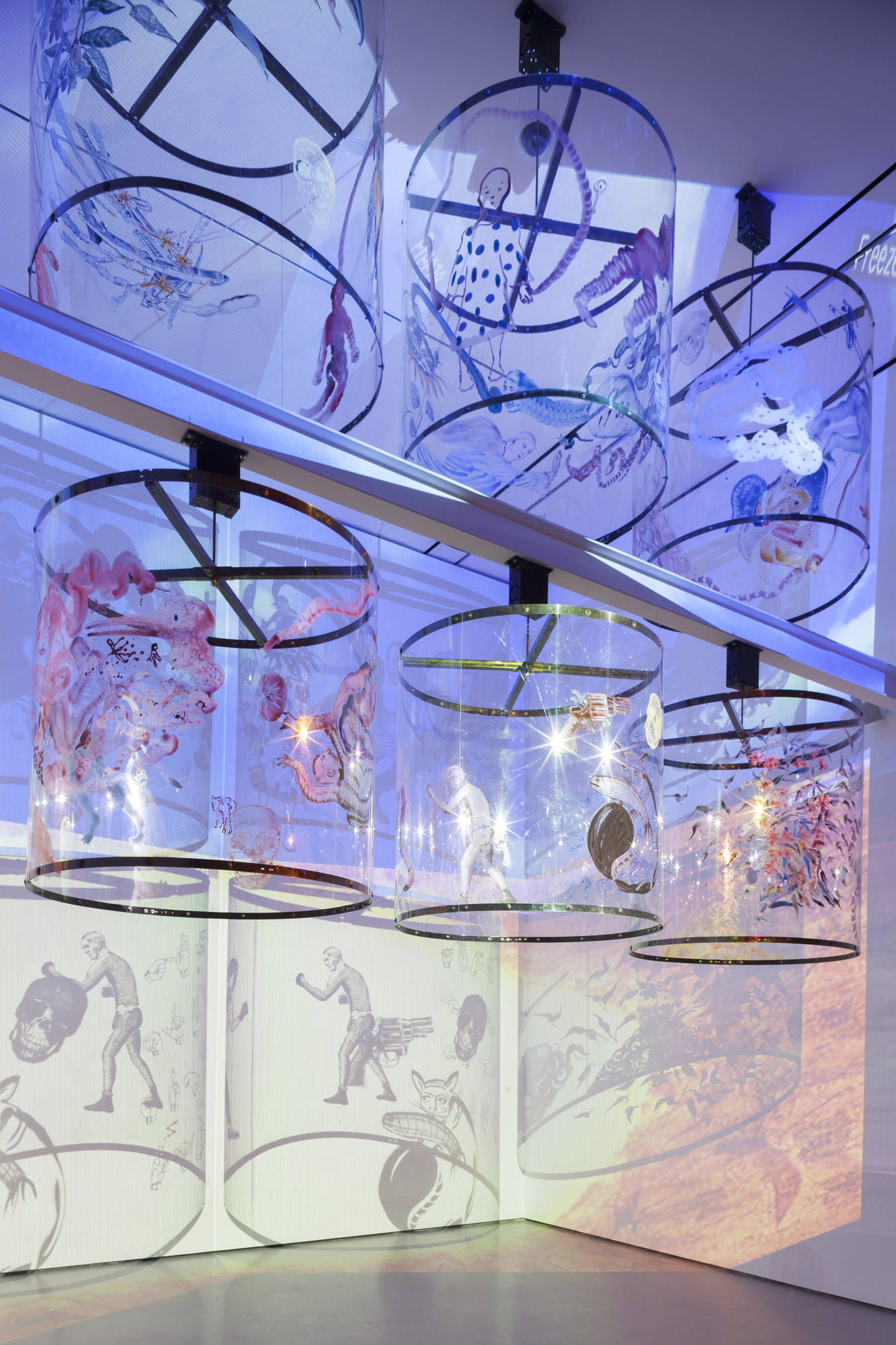 Installation view of the exhibition "Scenes for a New Heritage ...