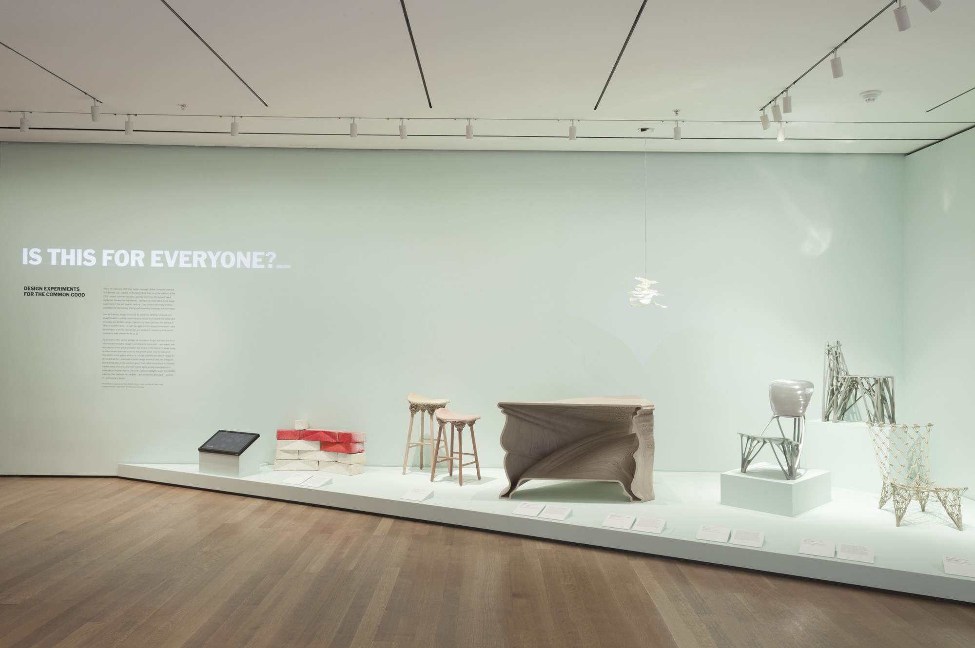 Installation view of the exhibition "This is for Everyone: Design ...