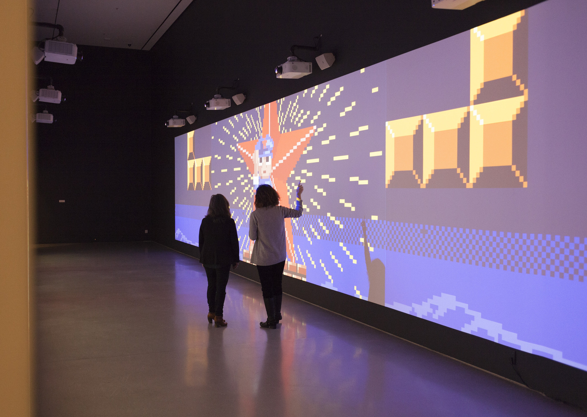 Installation view of the exhibition "Scenes for a New Heritage ...