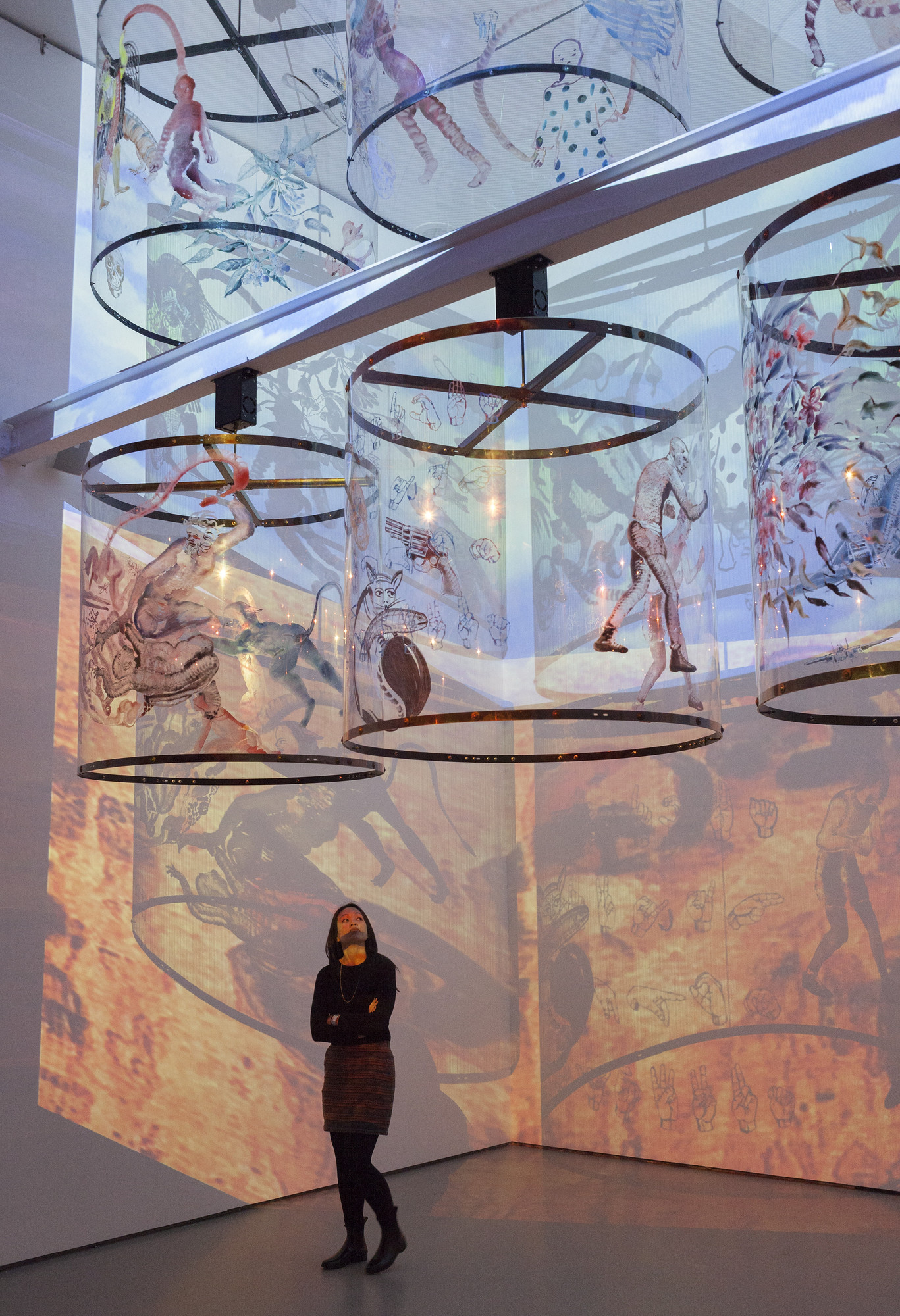 Installation view of the exhibition "Scenes for a New Heritage ...