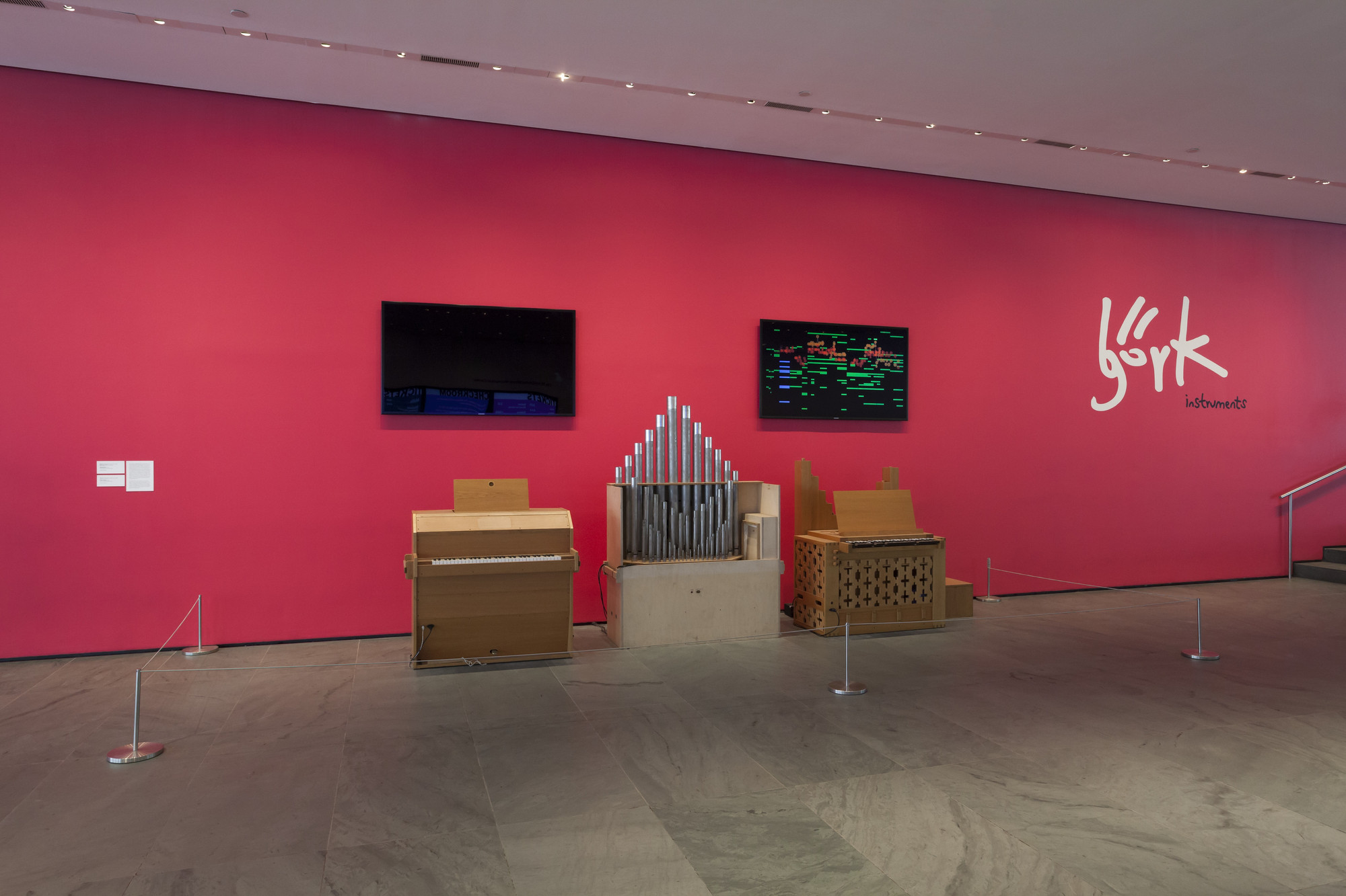 Installation view of the exhibition "Björk" | MoMA