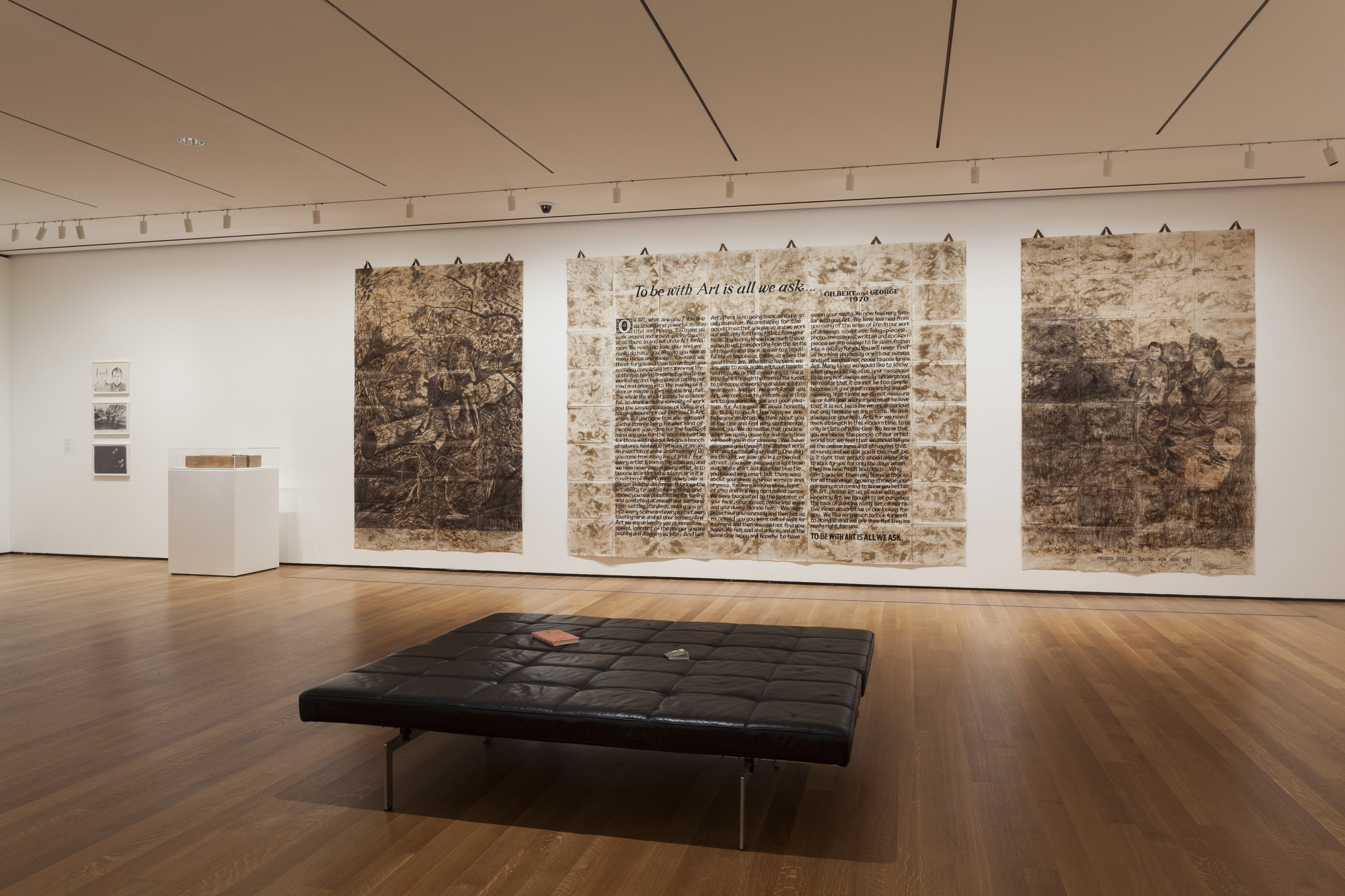 Installation view of the exhibition "Gilbert & George: The Early Years ...