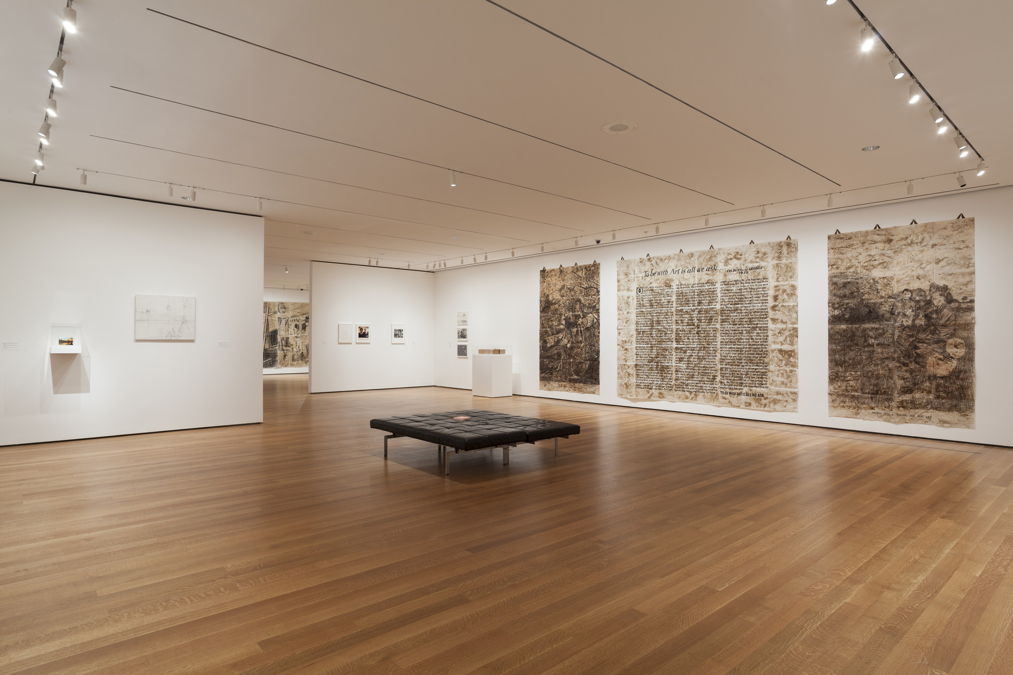 Installation view of the exhibition "Gilbert & George: The Early Years ...