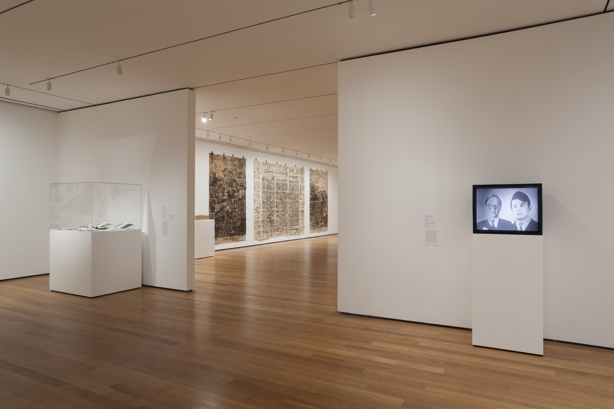 Installation view of the exhibition "Gilbert & George: The Early Years ...