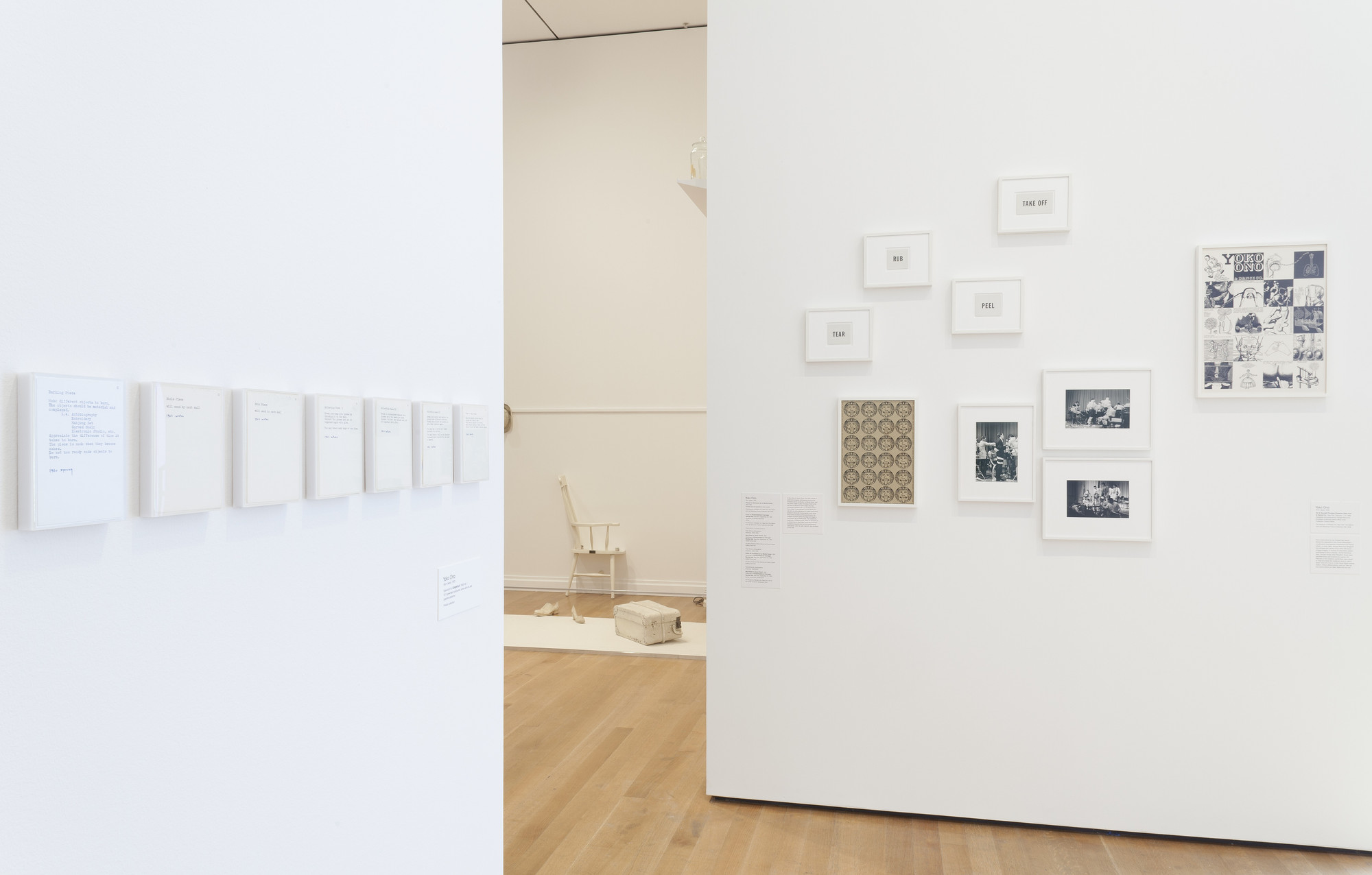 Installation view of the exhibition "Yoko Ono: One Woman Show, 1960 ...