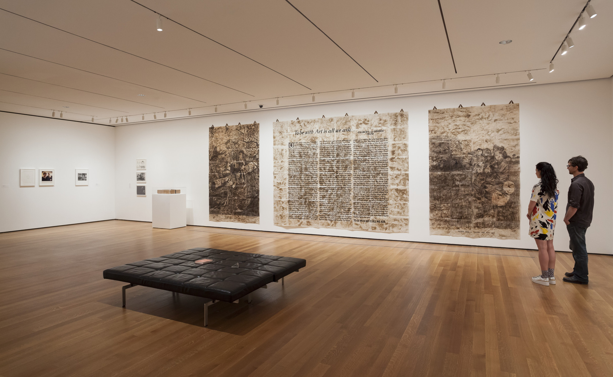 Installation view of the exhibition "Gilbert & George: The Early Years ...