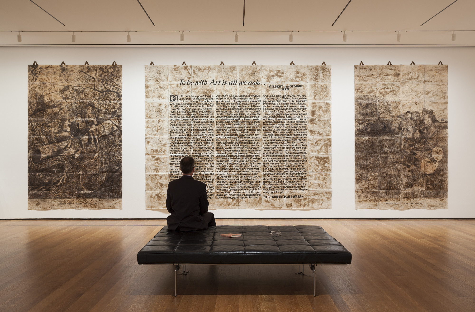 Installation view of the exhibition "Gilbert & George: The Early Years ...