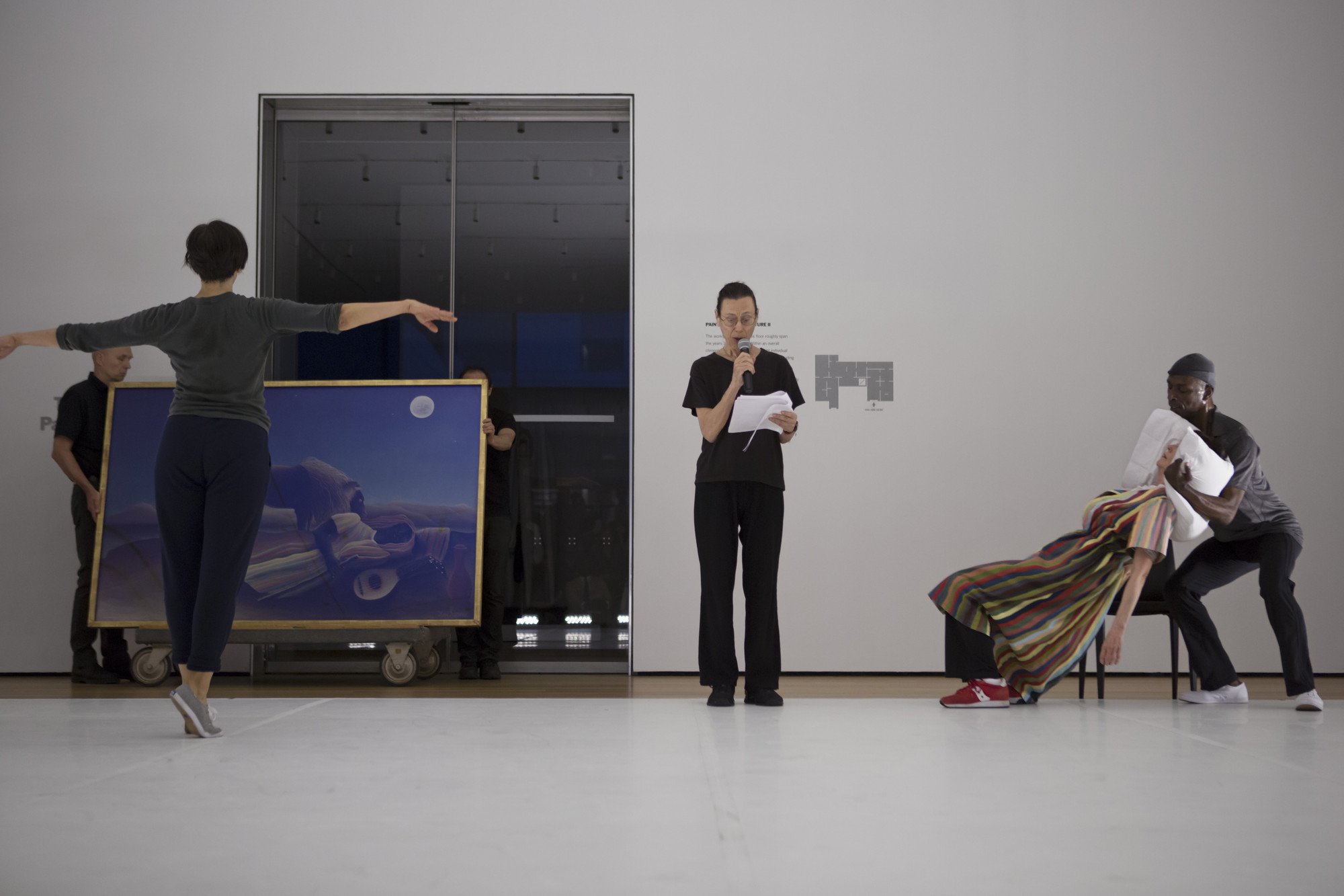 View of the performance: "Yvonne Rainer: The Concept of Dust, or How do ...