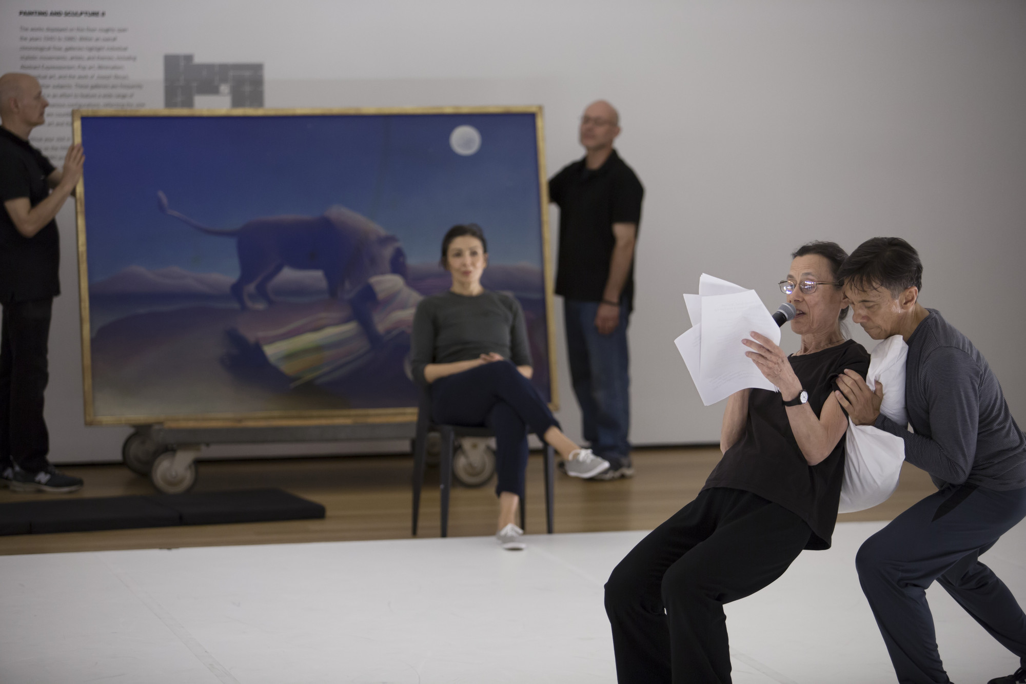 View of the performance: "Yvonne Rainer: The Concept of Dust, or How do ...