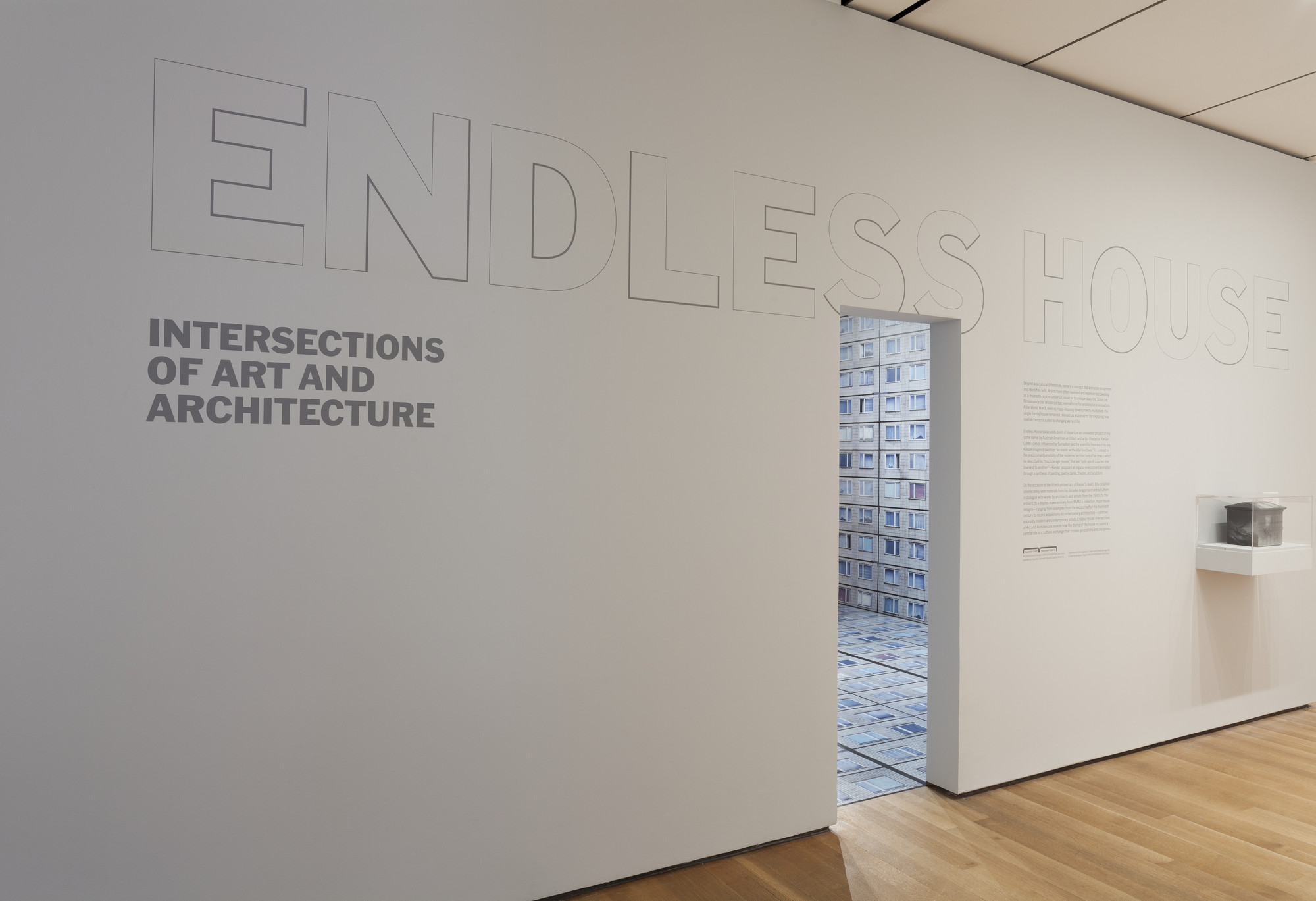 Installation view of the exhibition "Endless House: Intersections of ...