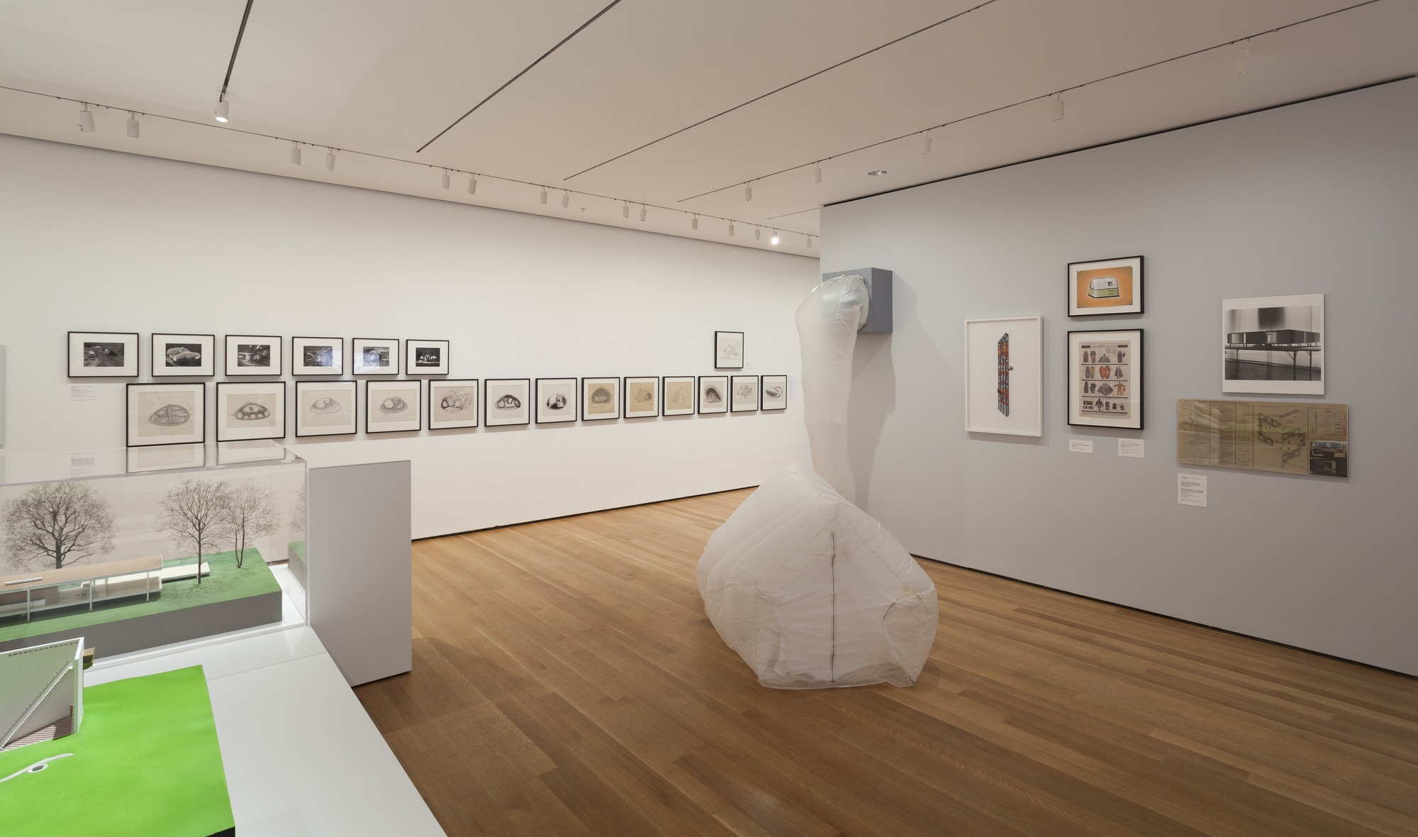 Installation view of the exhibition "Endless House: Intersections of ...