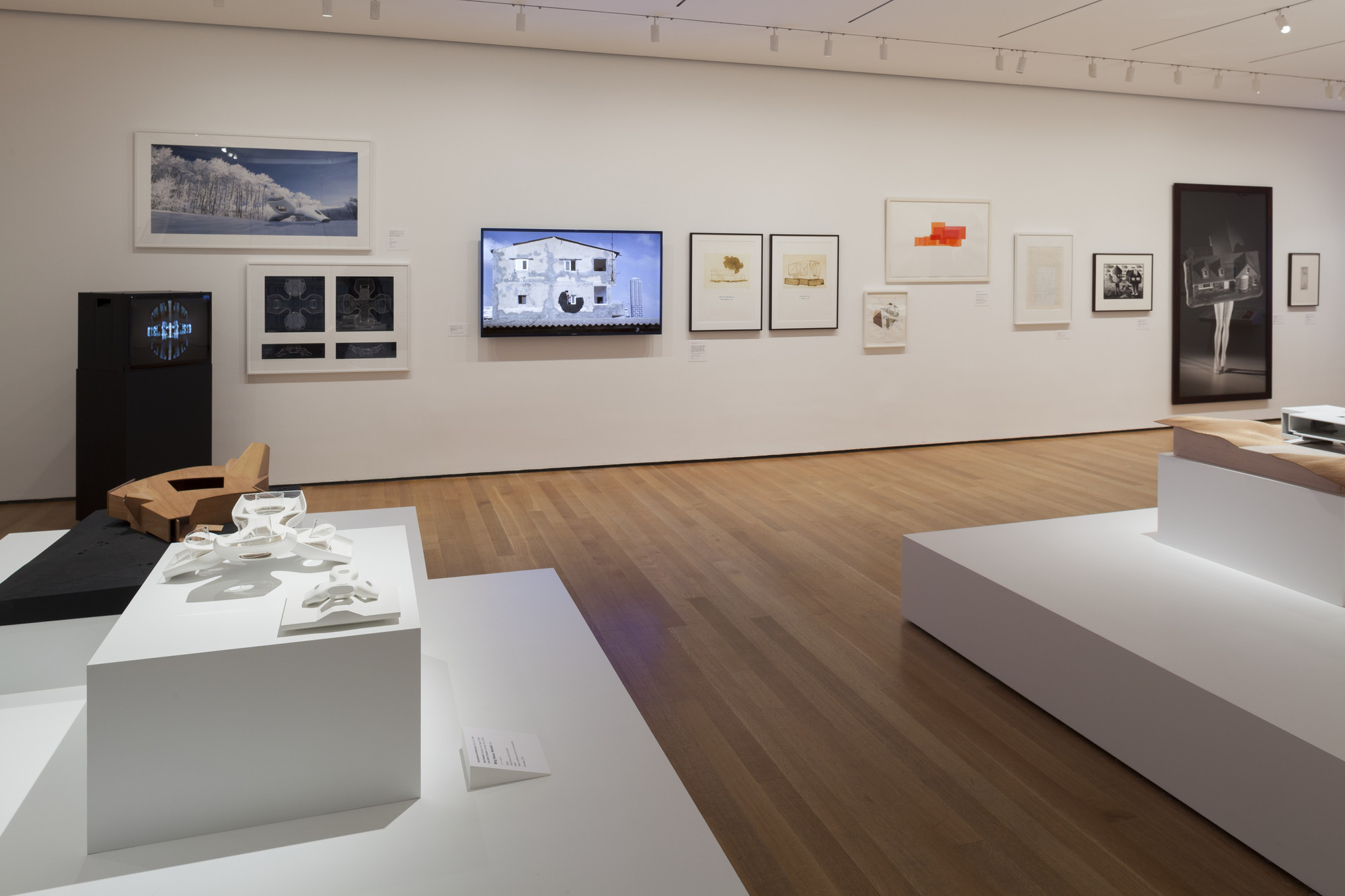 Installation view of the exhibition "Endless House: Intersections of ...