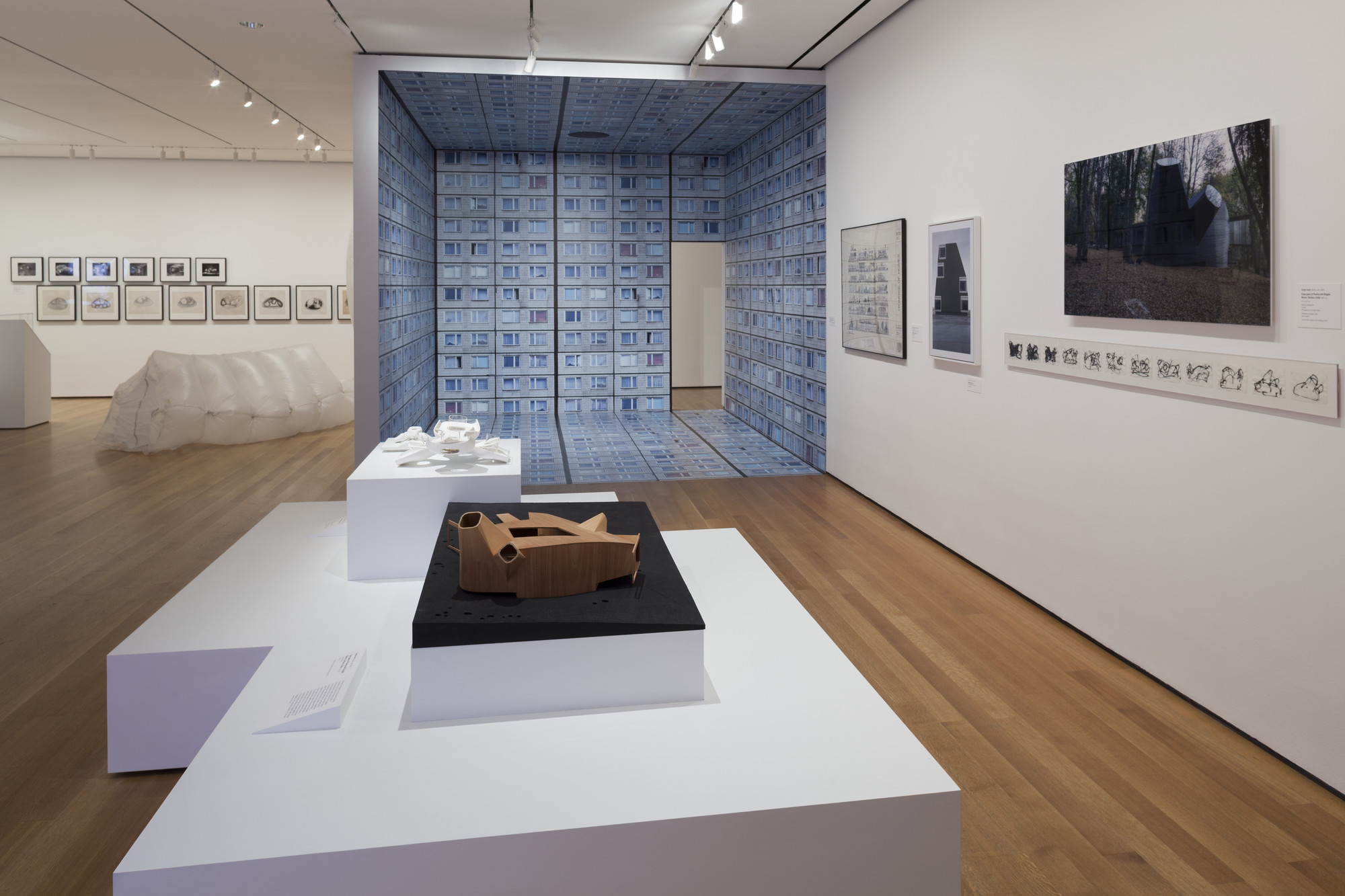 Installation view of the exhibition "Endless House: Intersections of ...