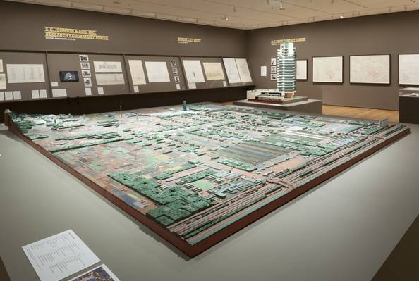 Frank Lloyd Wright. Broadacre City Project (Model in four sections ...