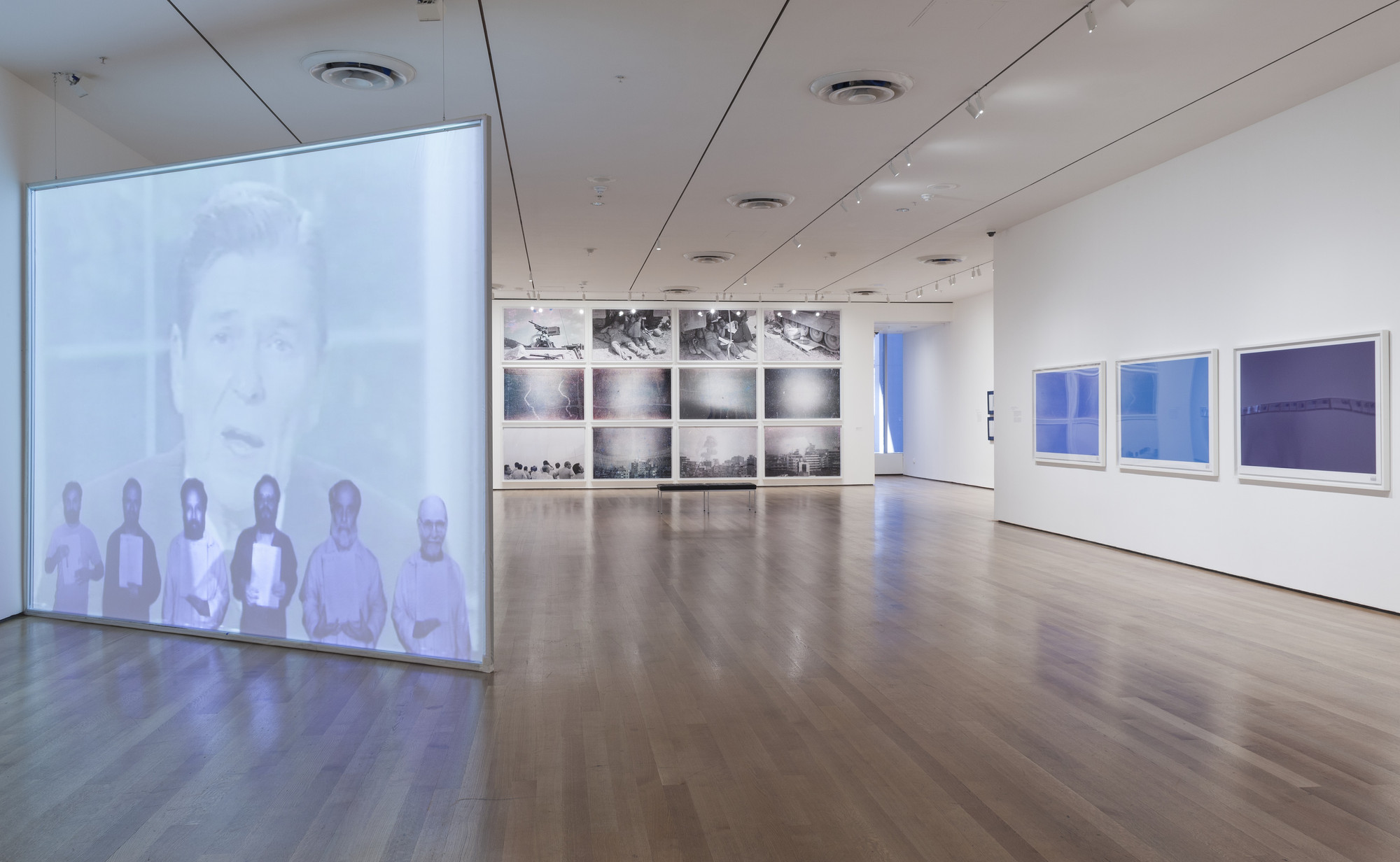Installation view of the exhibition "Walid Raad" | MoMA
