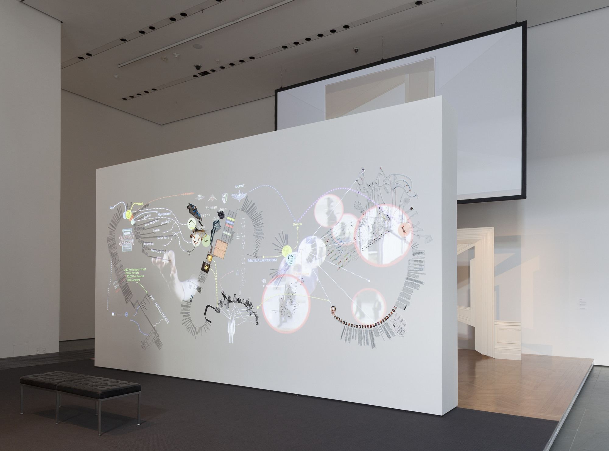 Installation view of the exhibition "Walid Raad" | MoMA
