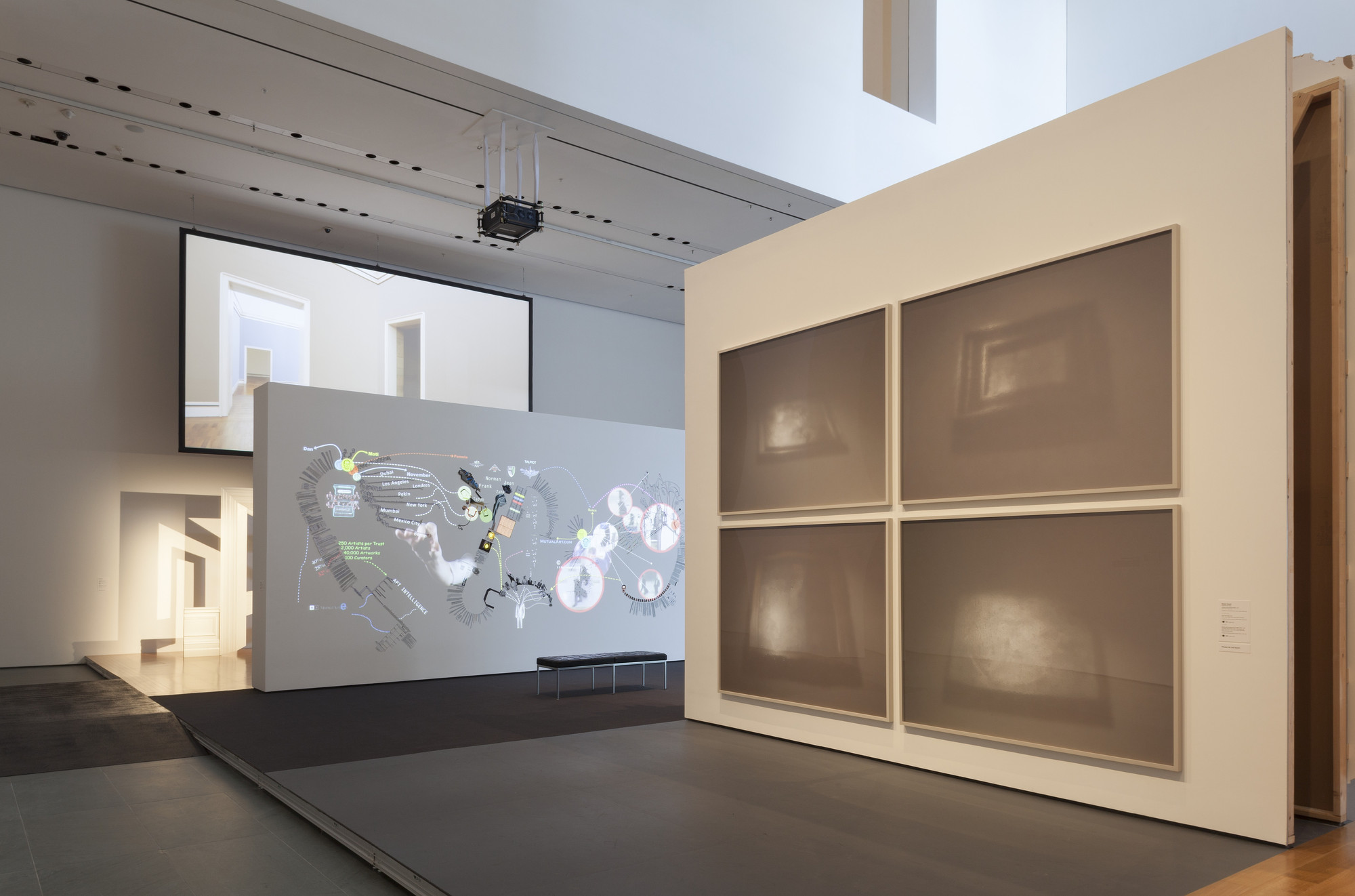Installation view of the exhibition "Walid Raad" | MoMA