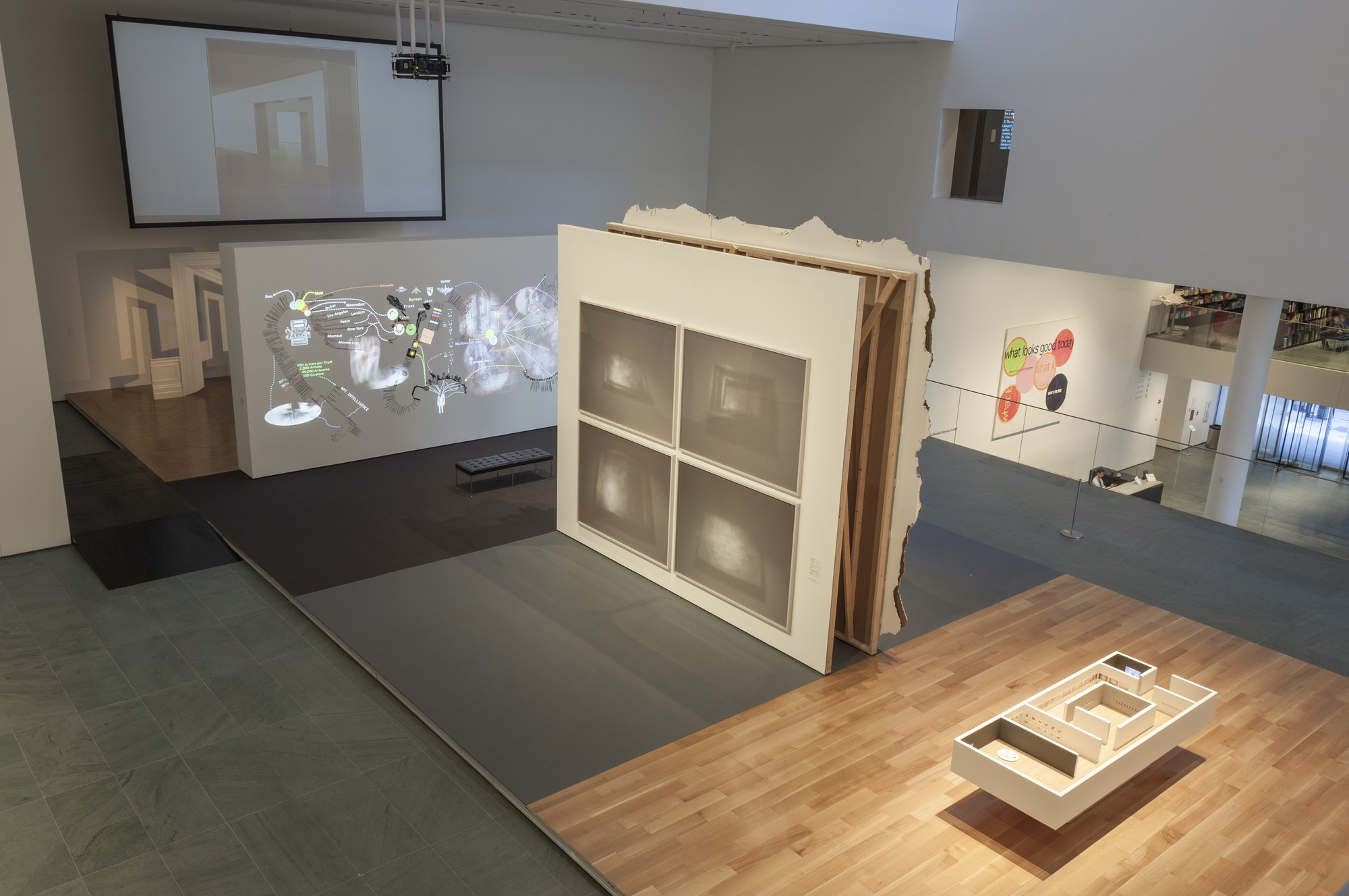 Installation view of the exhibition "Walid Raad" | MoMA