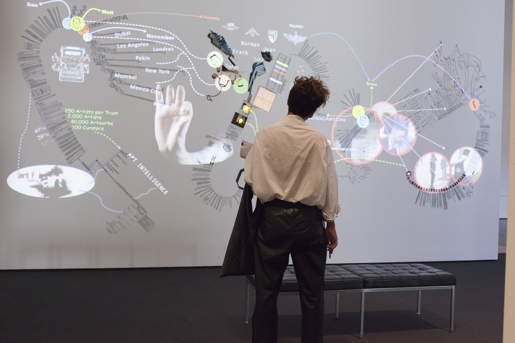 Installation view of the exhibition "Walid Raad" | MoMA